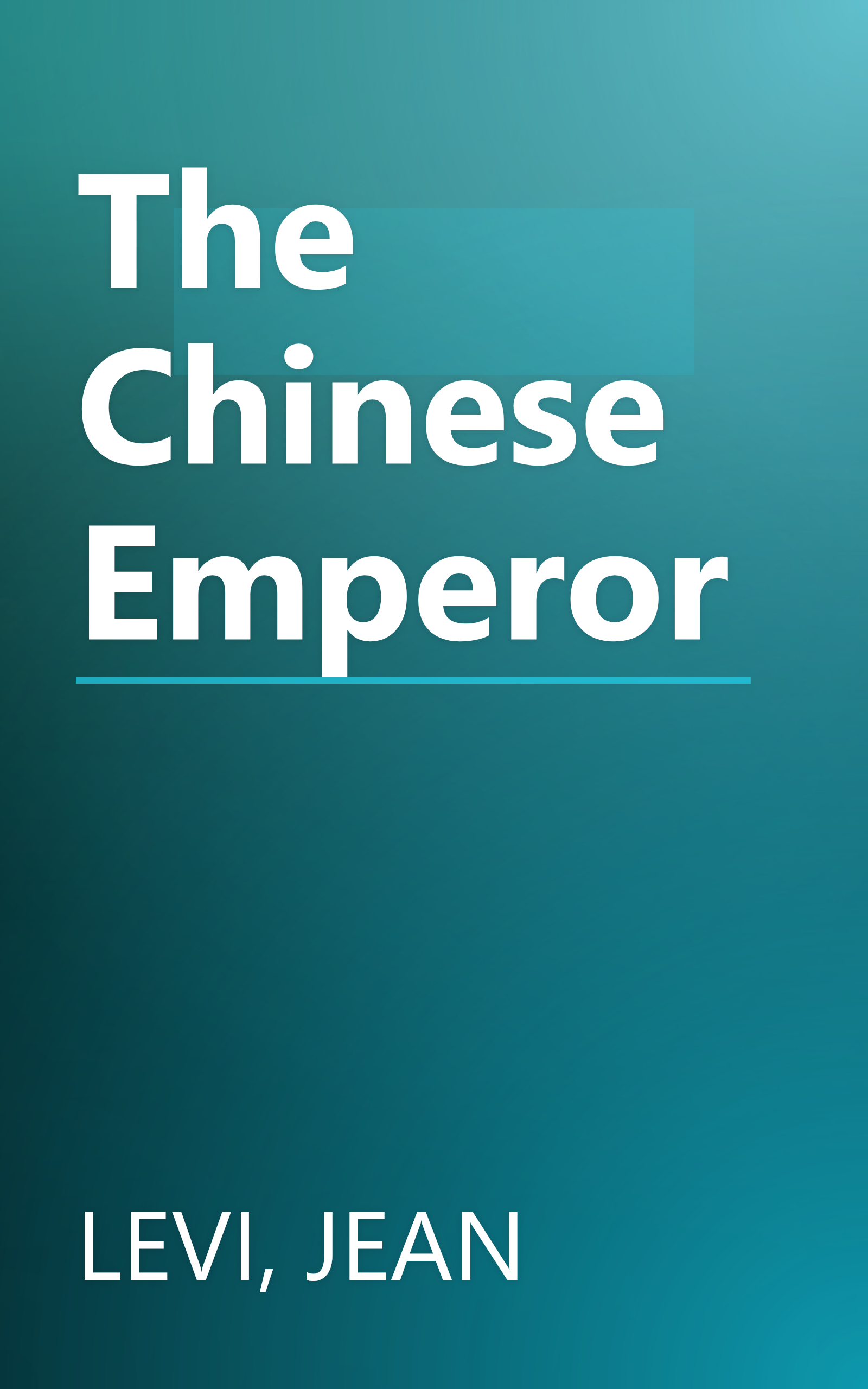 The Chinese Emperor book cover