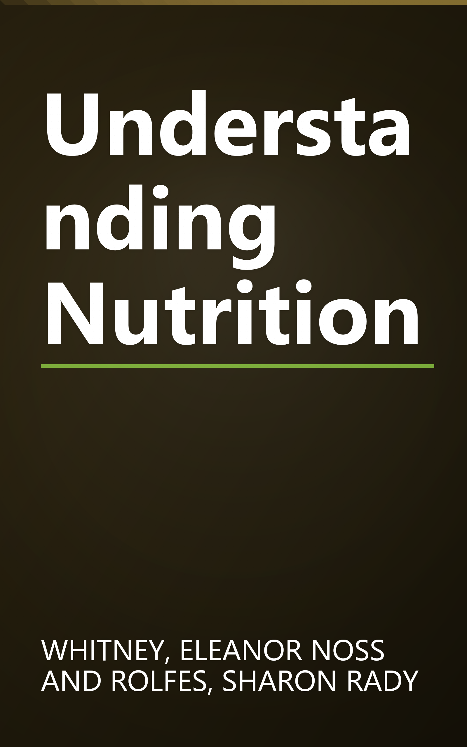 Understanding Nutrition book cover