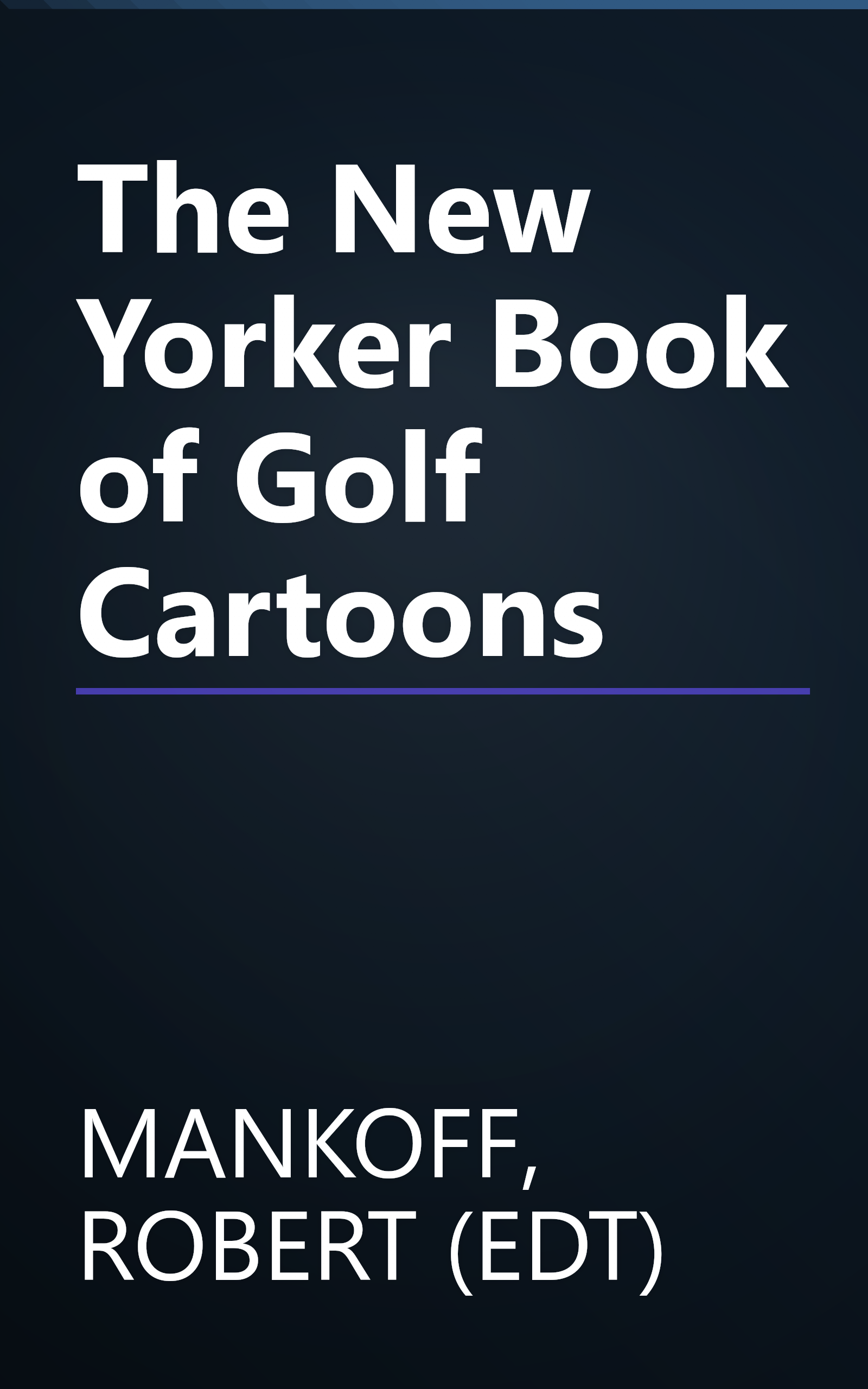The New Yorker Book of Golf Cartoons book cover