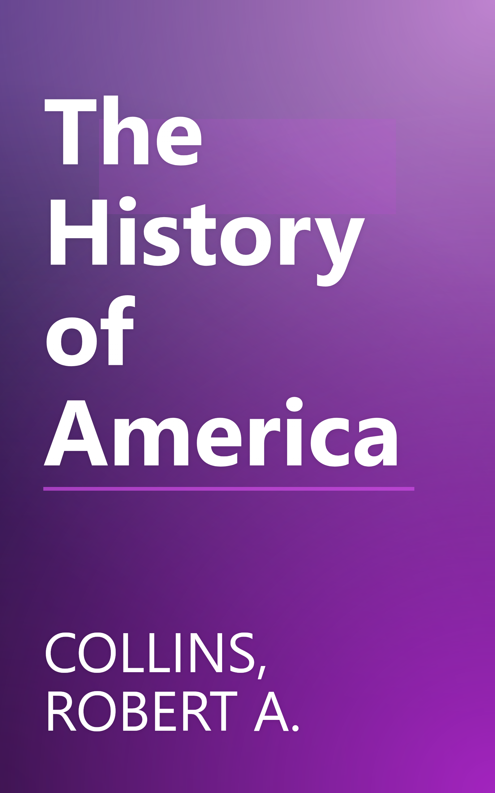The History of America book cover