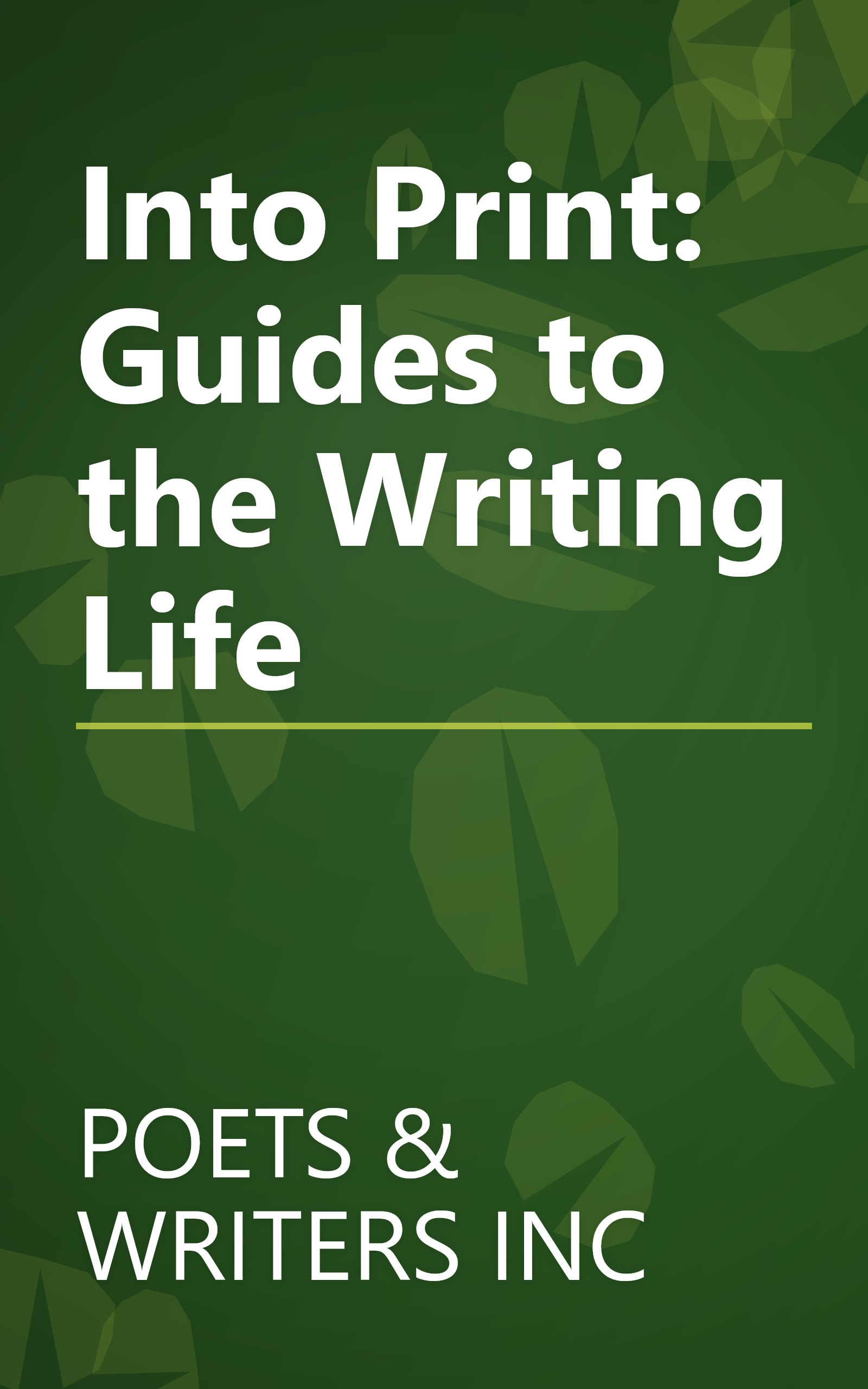 Into Print: Guides to the Writing Life book cover