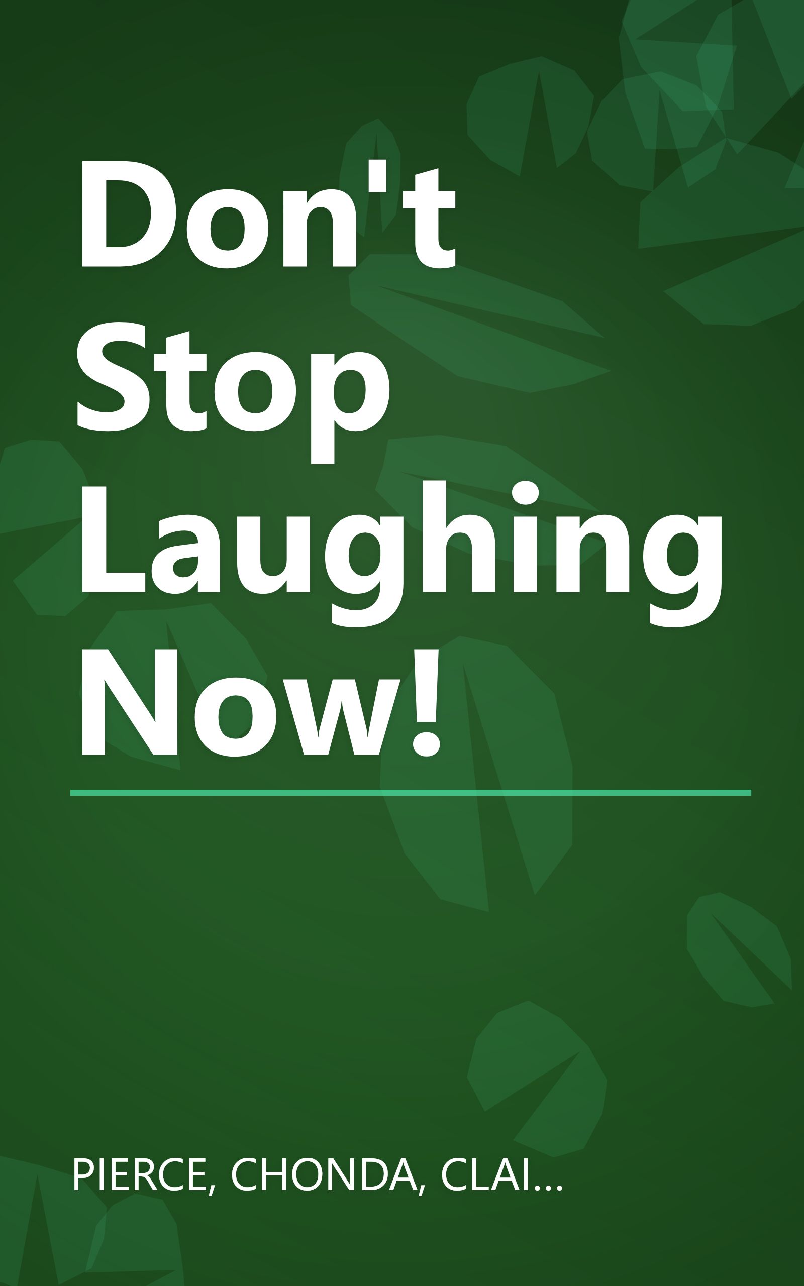 Don't Stop Laughing Now! book cover