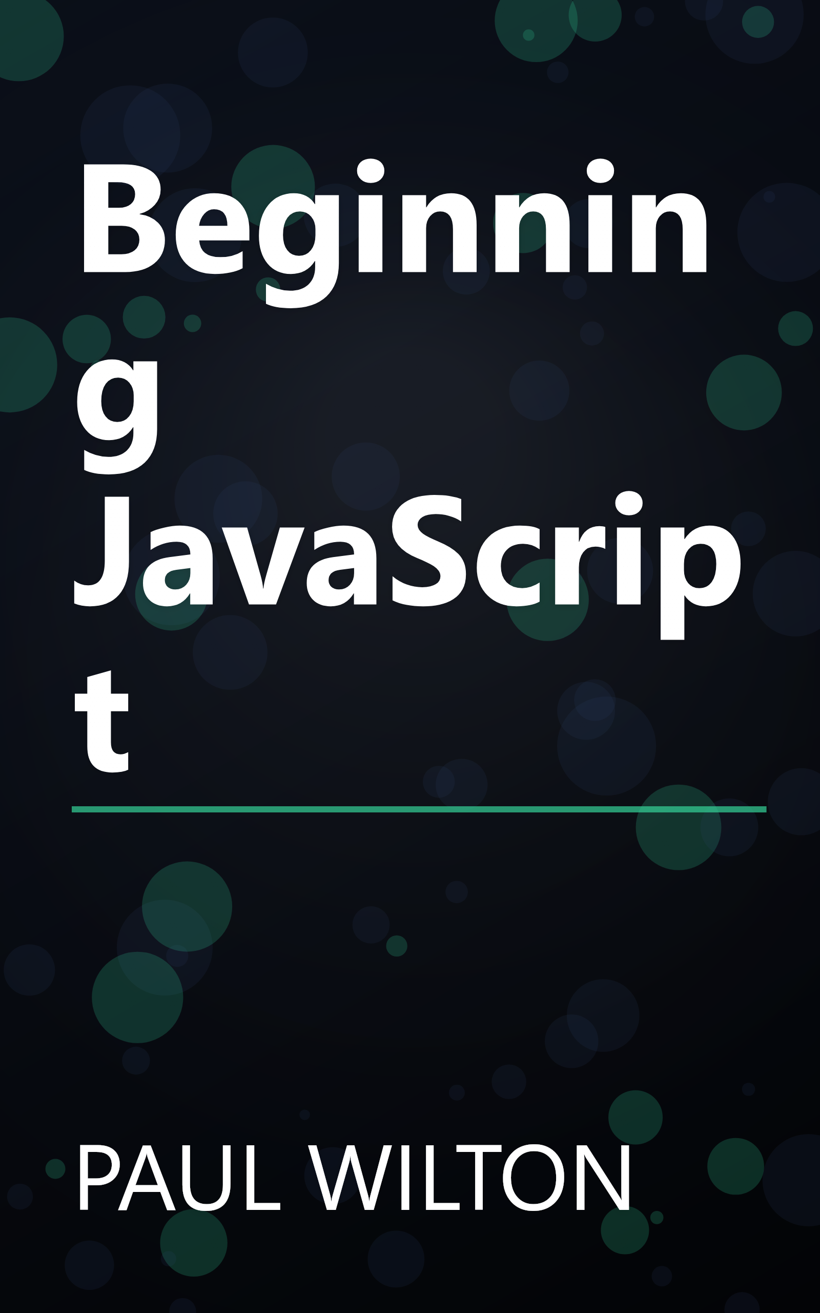 Beginning JavaScript book cover