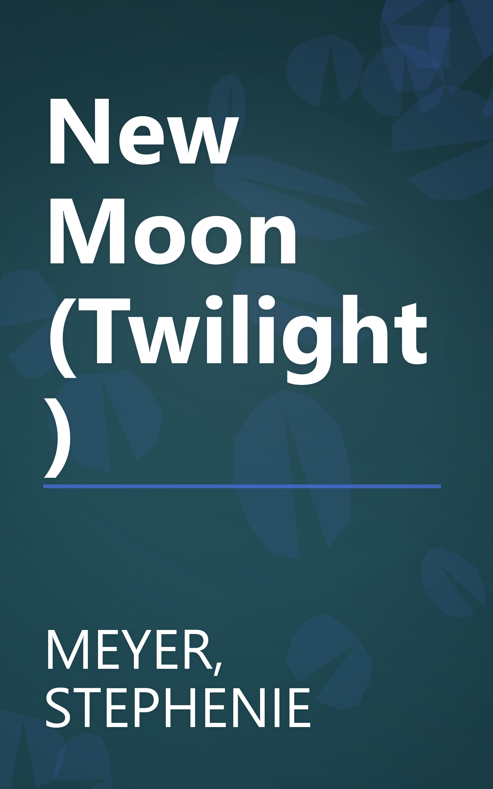 New Moon (Twilight) book cover