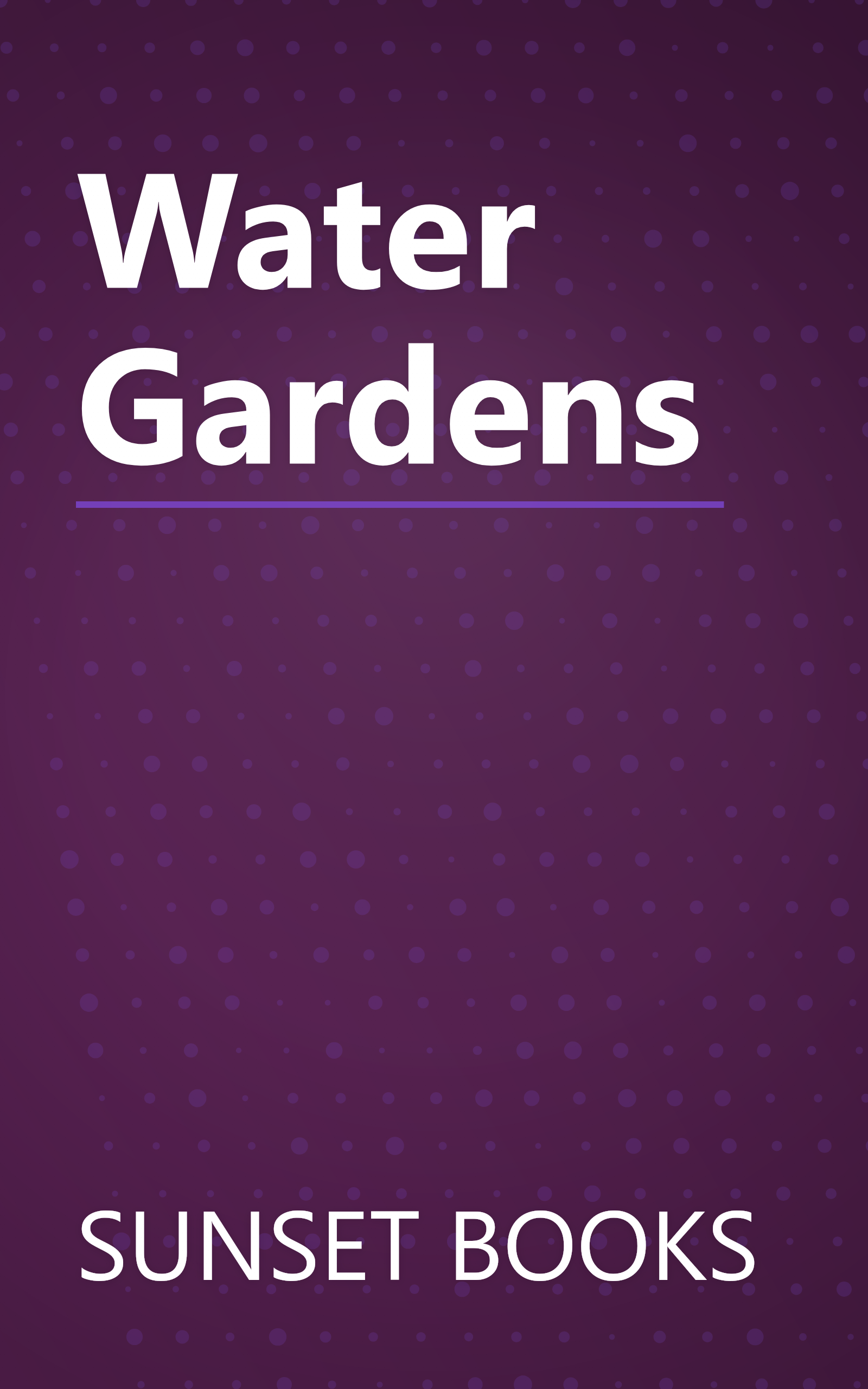 Water Gardens book cover