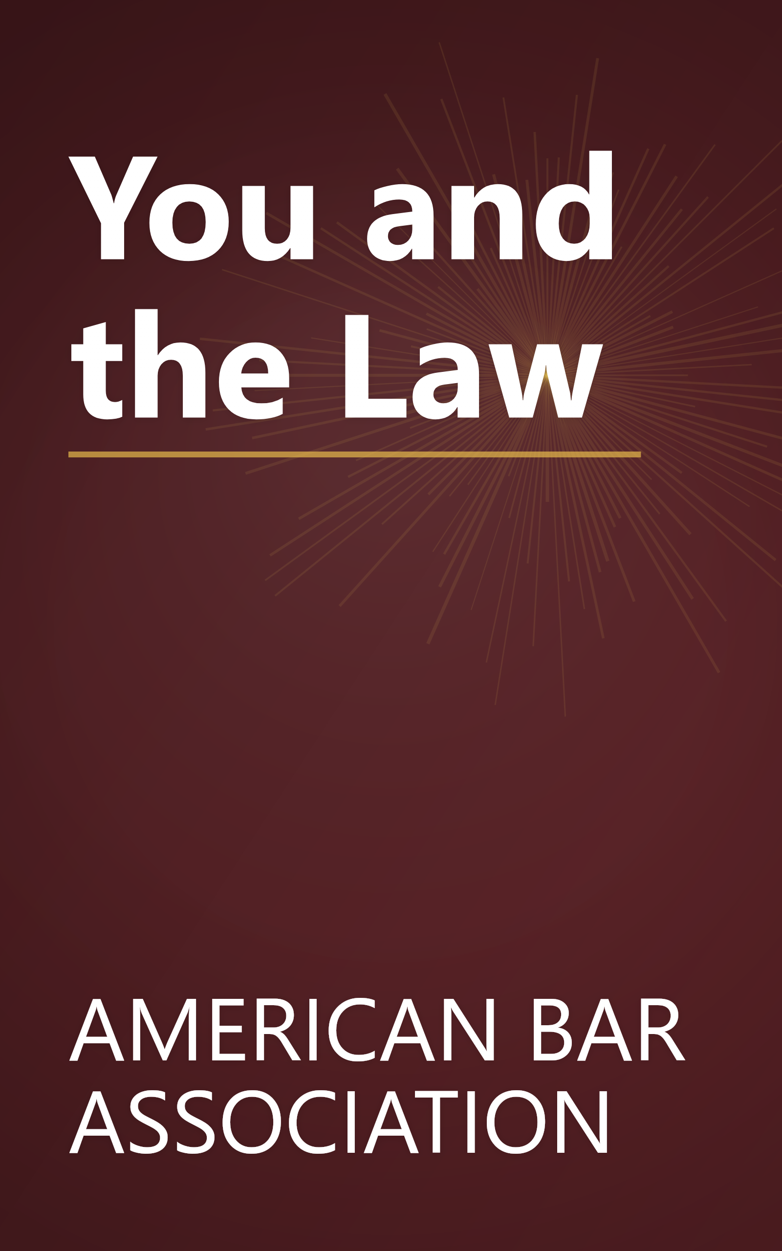 You and the Law book cover