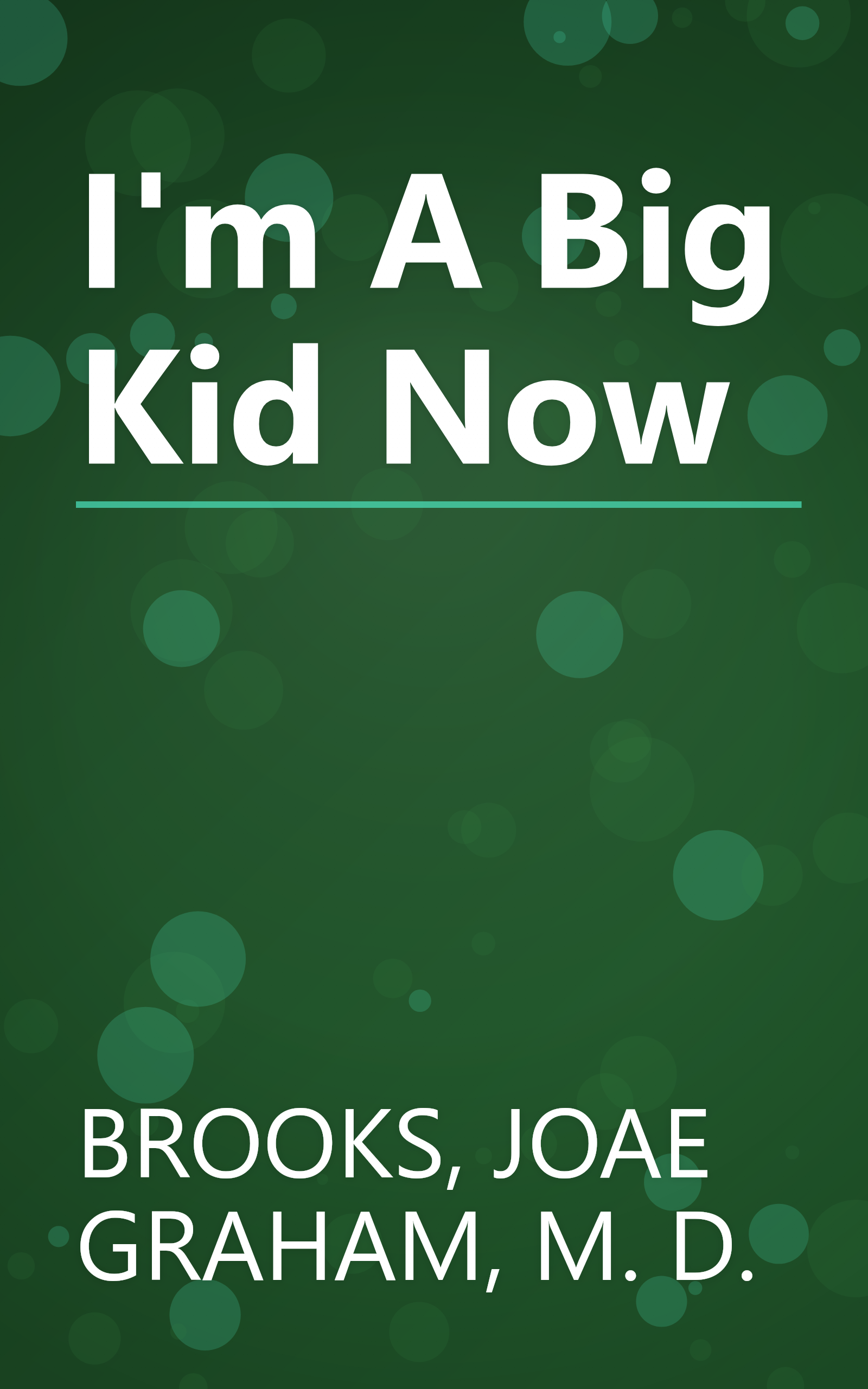 I'm A Big Kid Now book cover