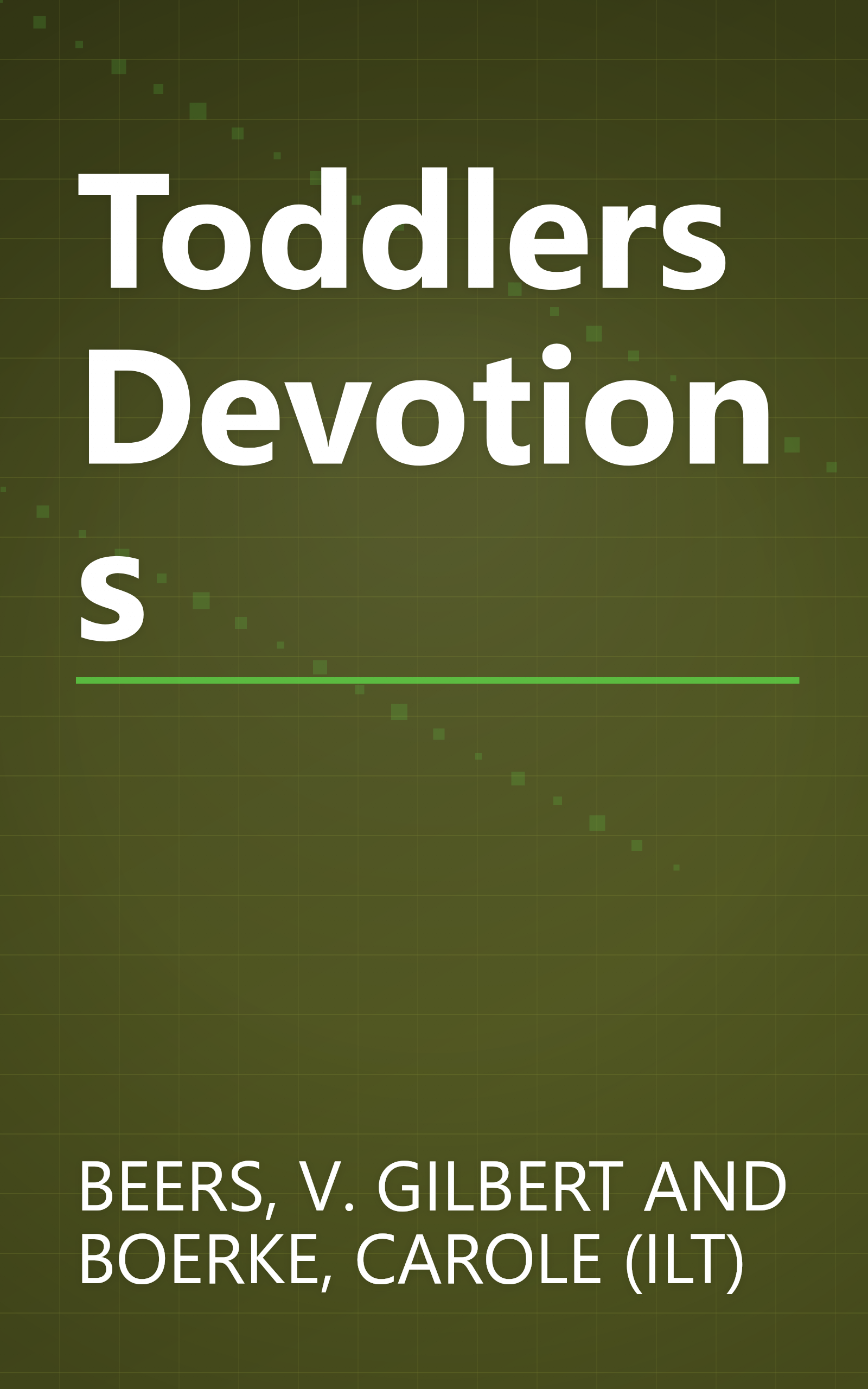 Toddlers Devotions book cover