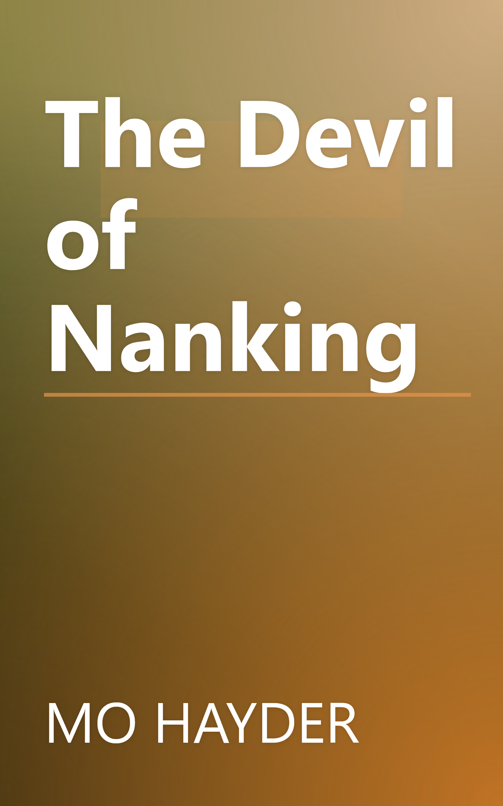 The Devil of Nanking book cover