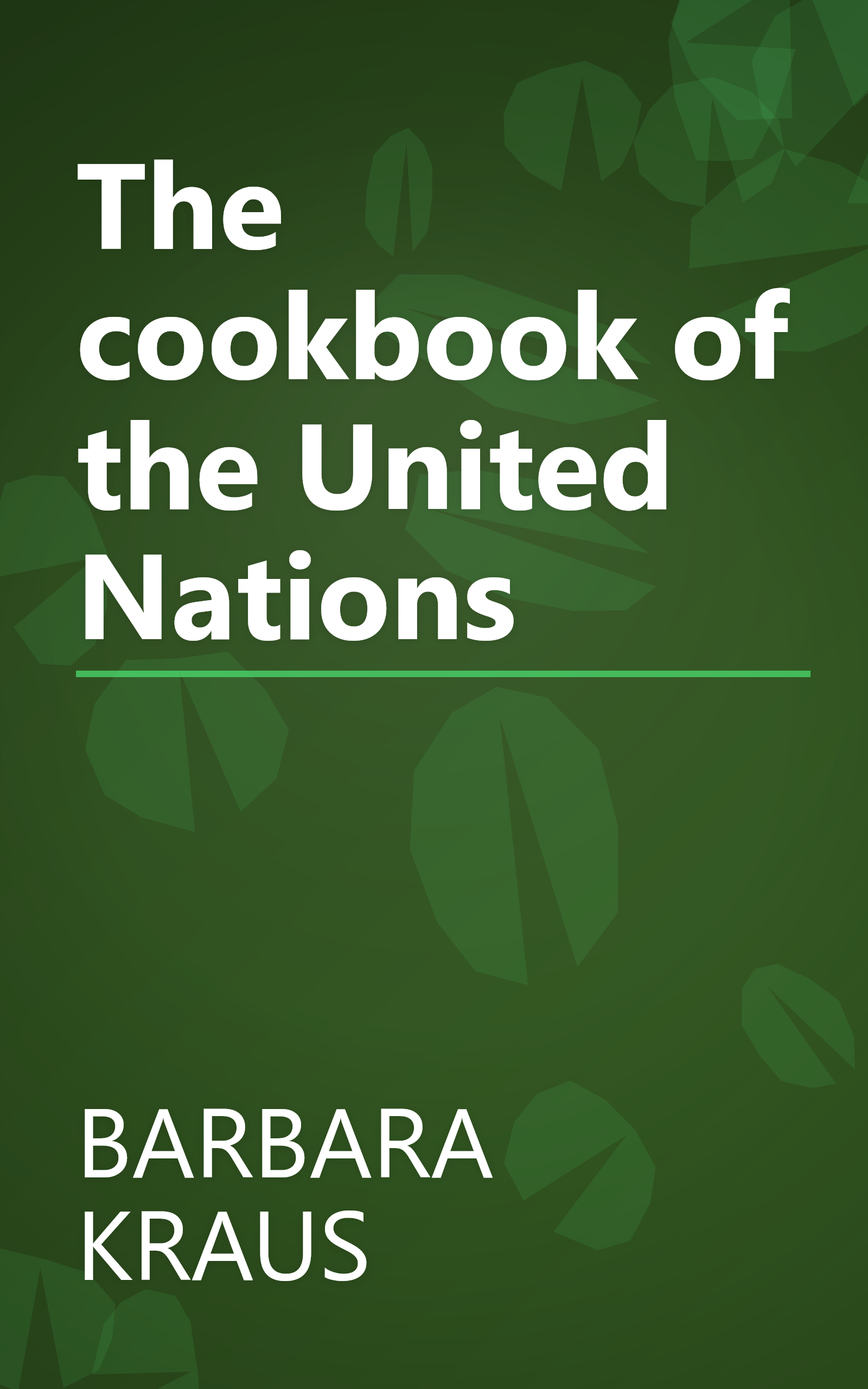The cookbook of the United Nations book cover
