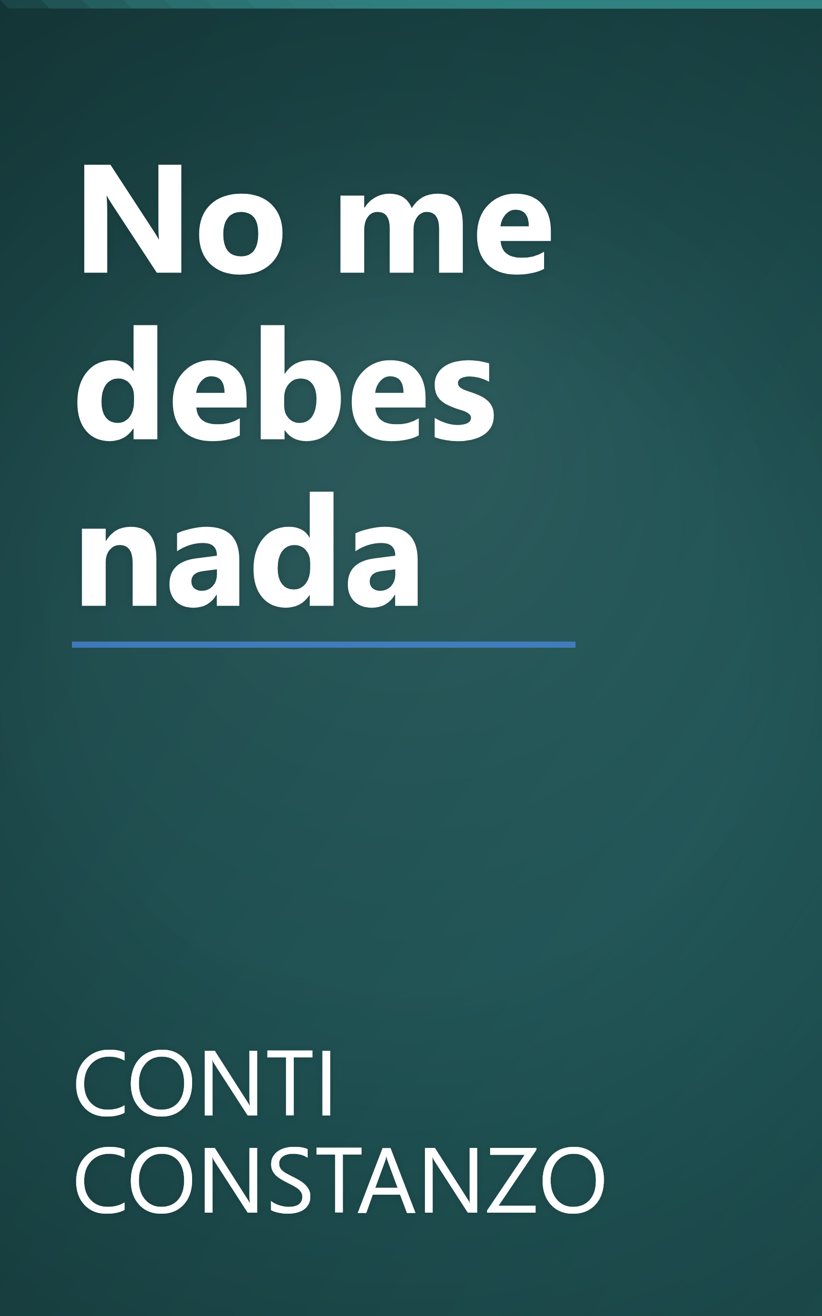 No me debes nada book cover