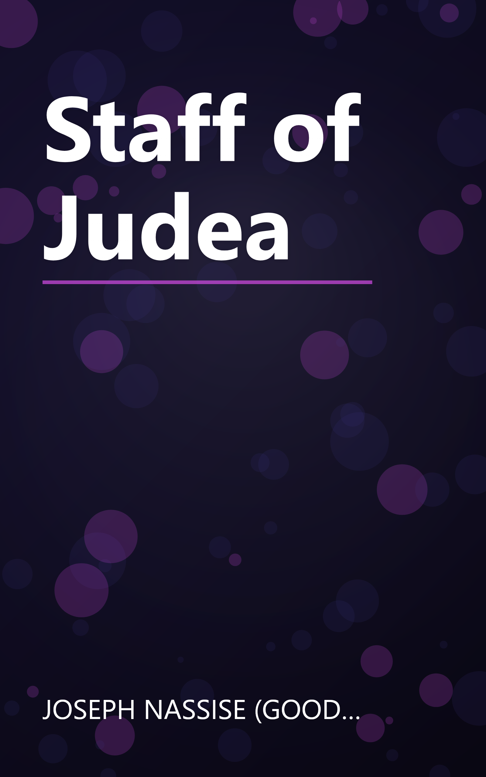 Staff of Judea book cover