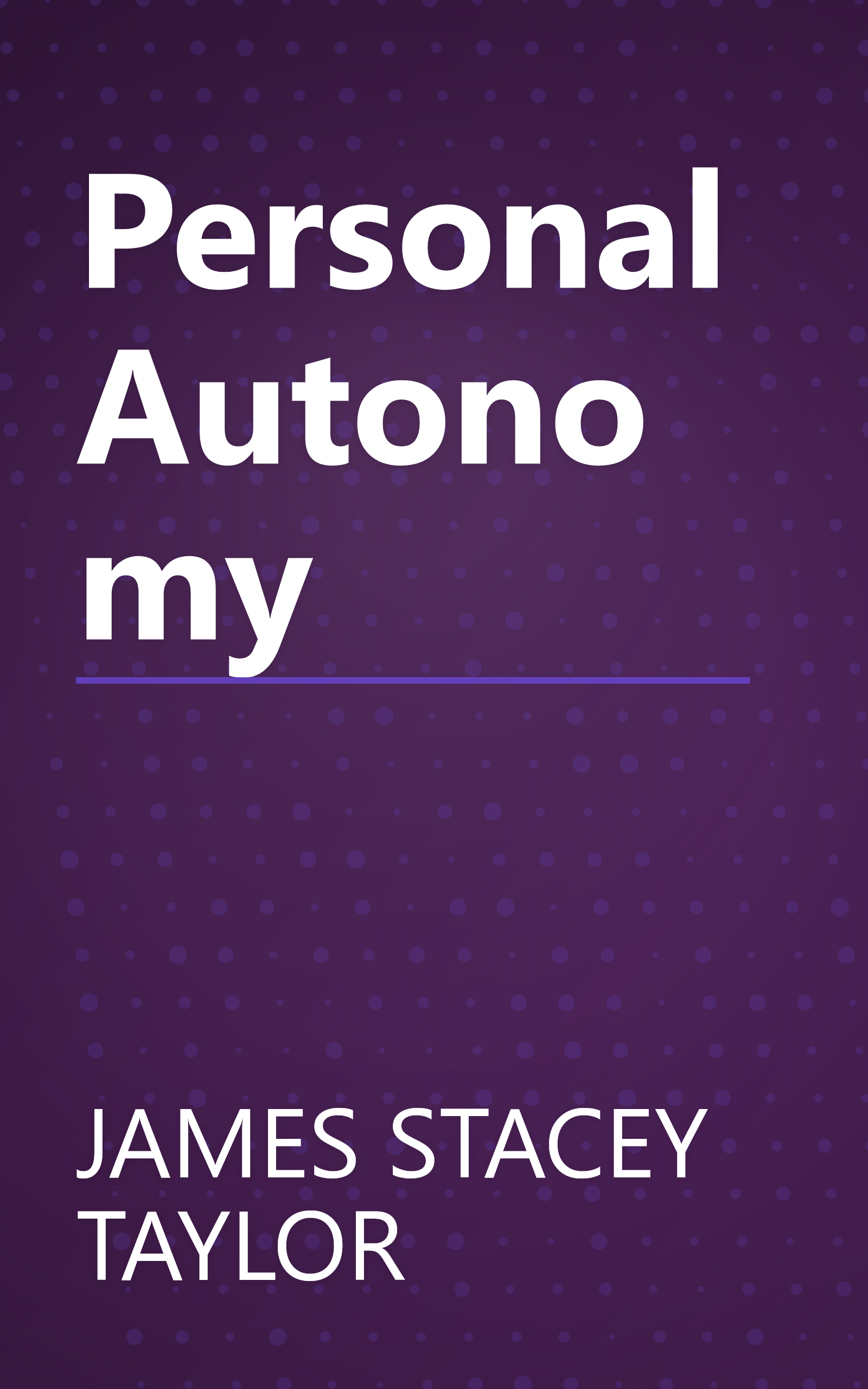 Personal Autonomy book cover