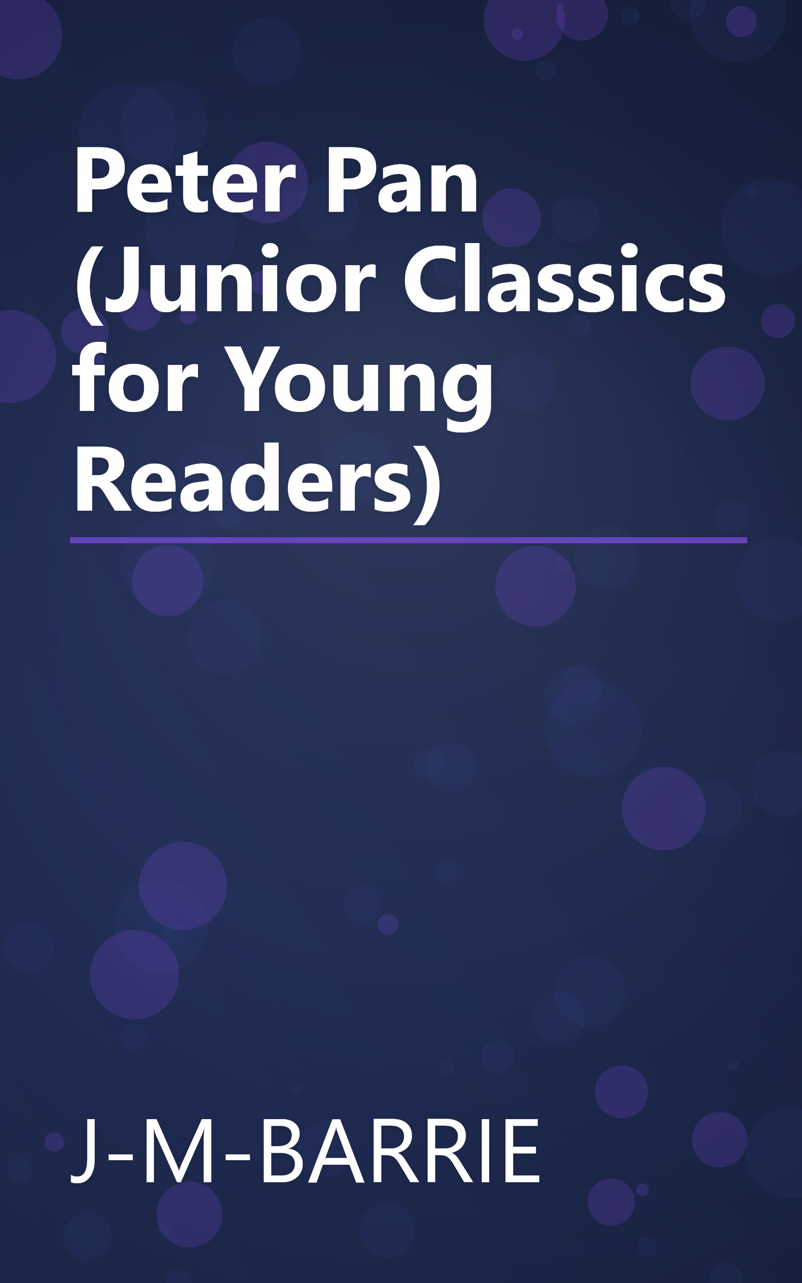 Peter Pan (Junior Classics for Young Readers) book cover