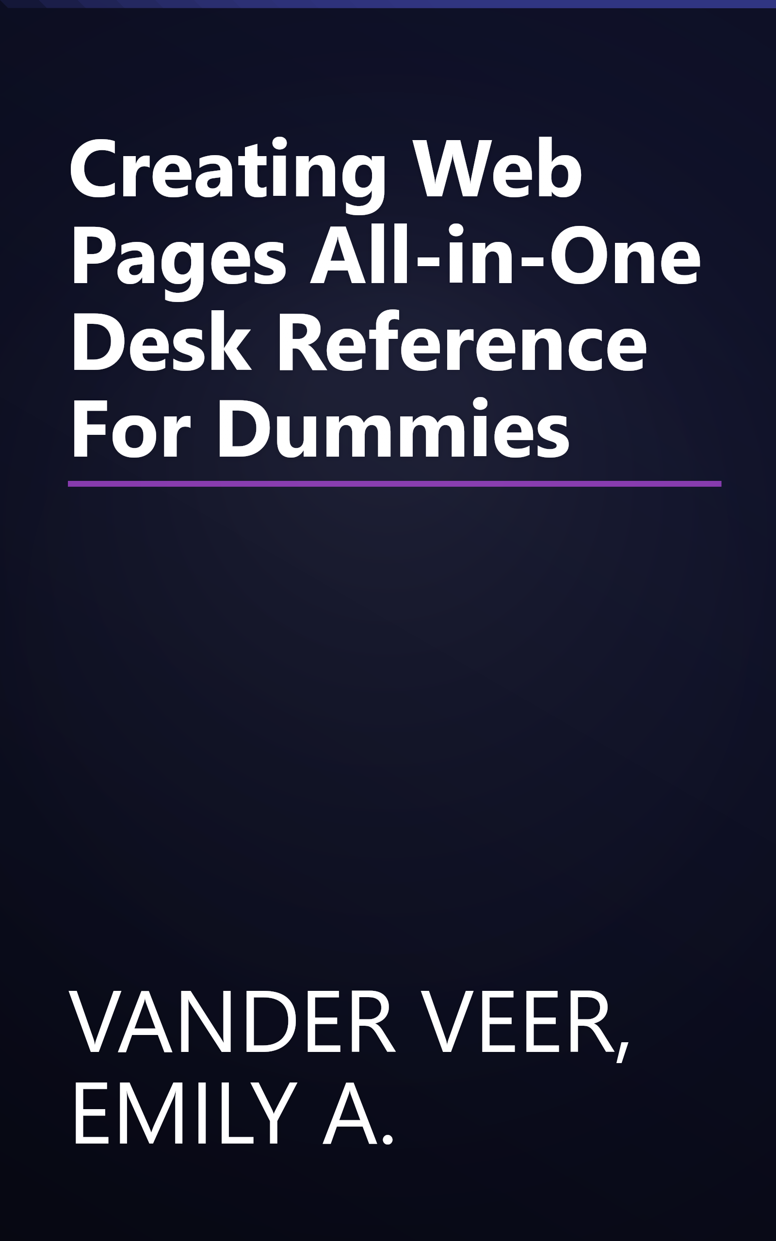Creating Web Pages All-in-One Desk Reference For Dummies book cover