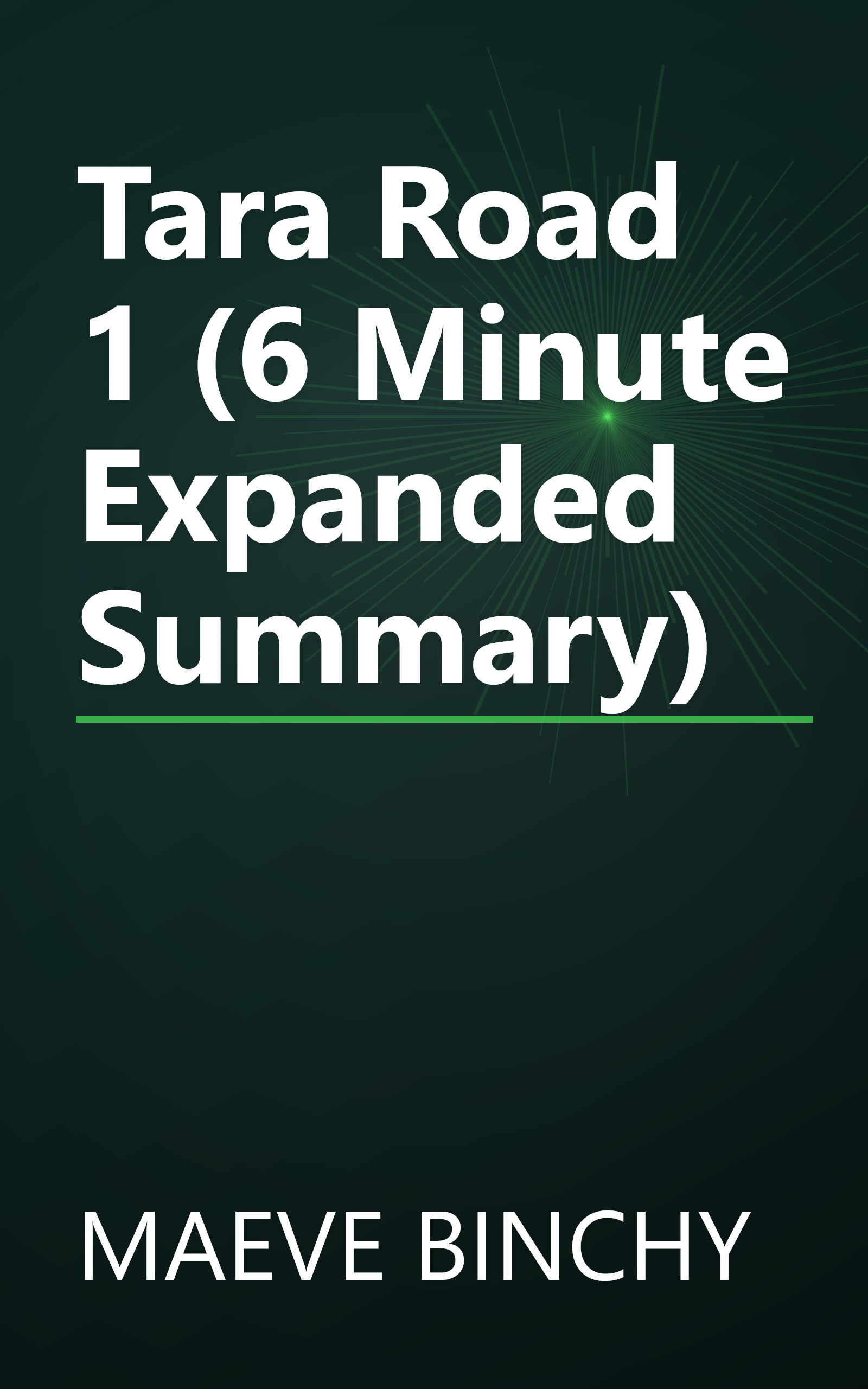 Tara Road 1 (6 Minute   Expanded Summary) book cover