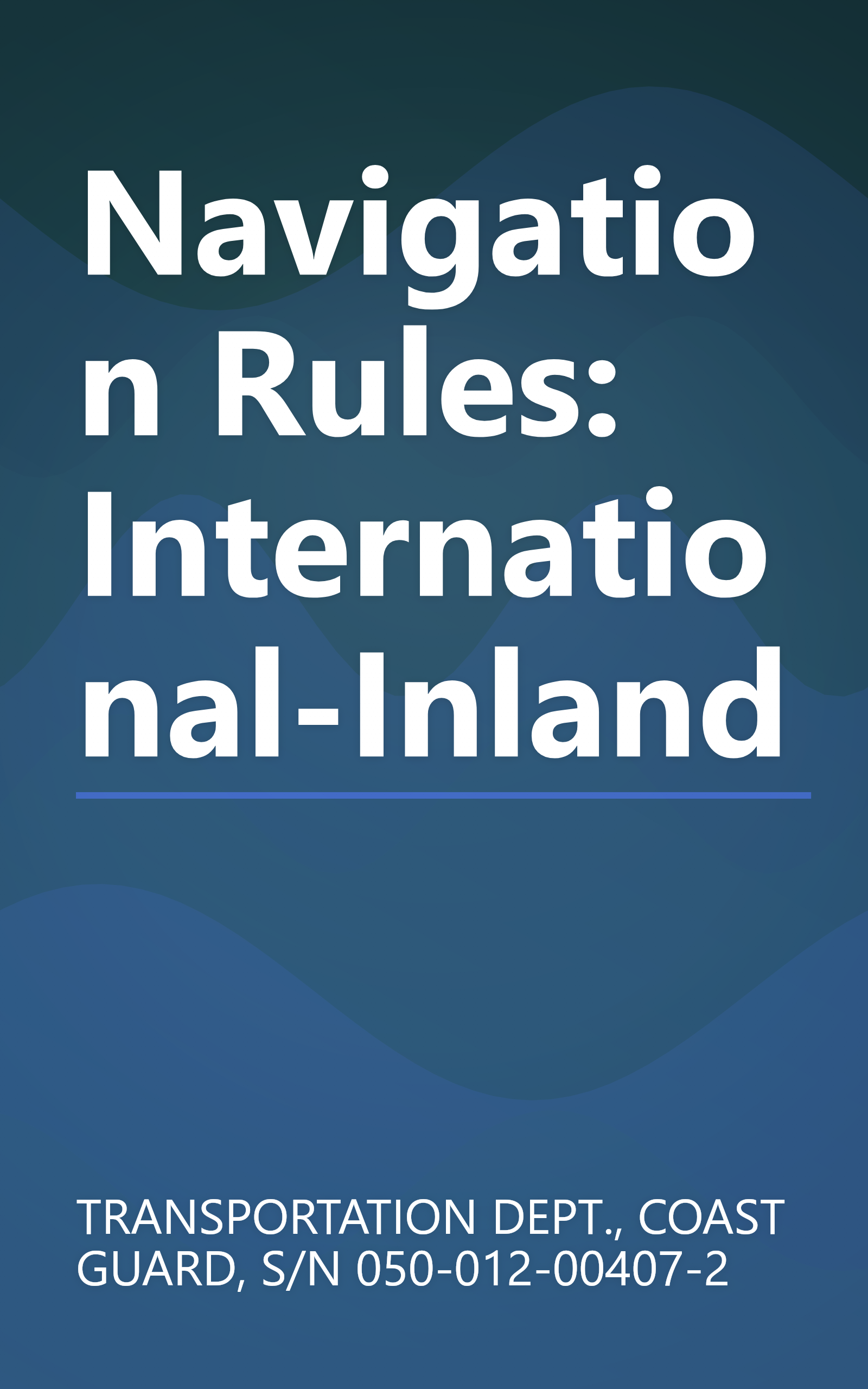 Navigation Rules: International-Inland book cover
