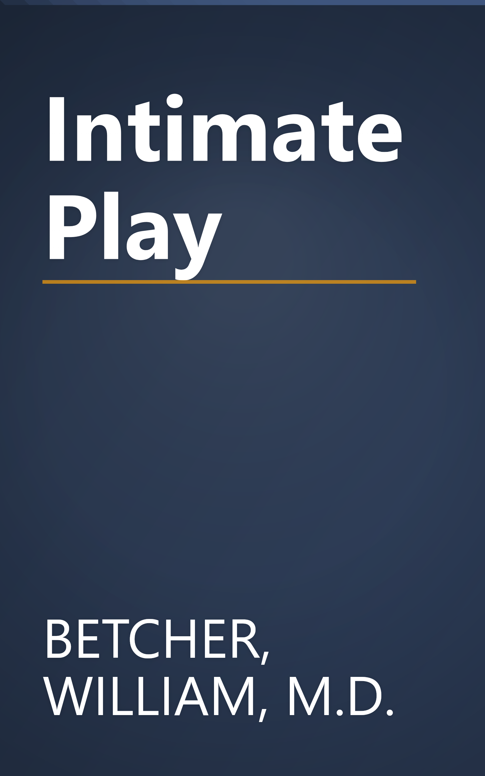 Intimate Play book cover