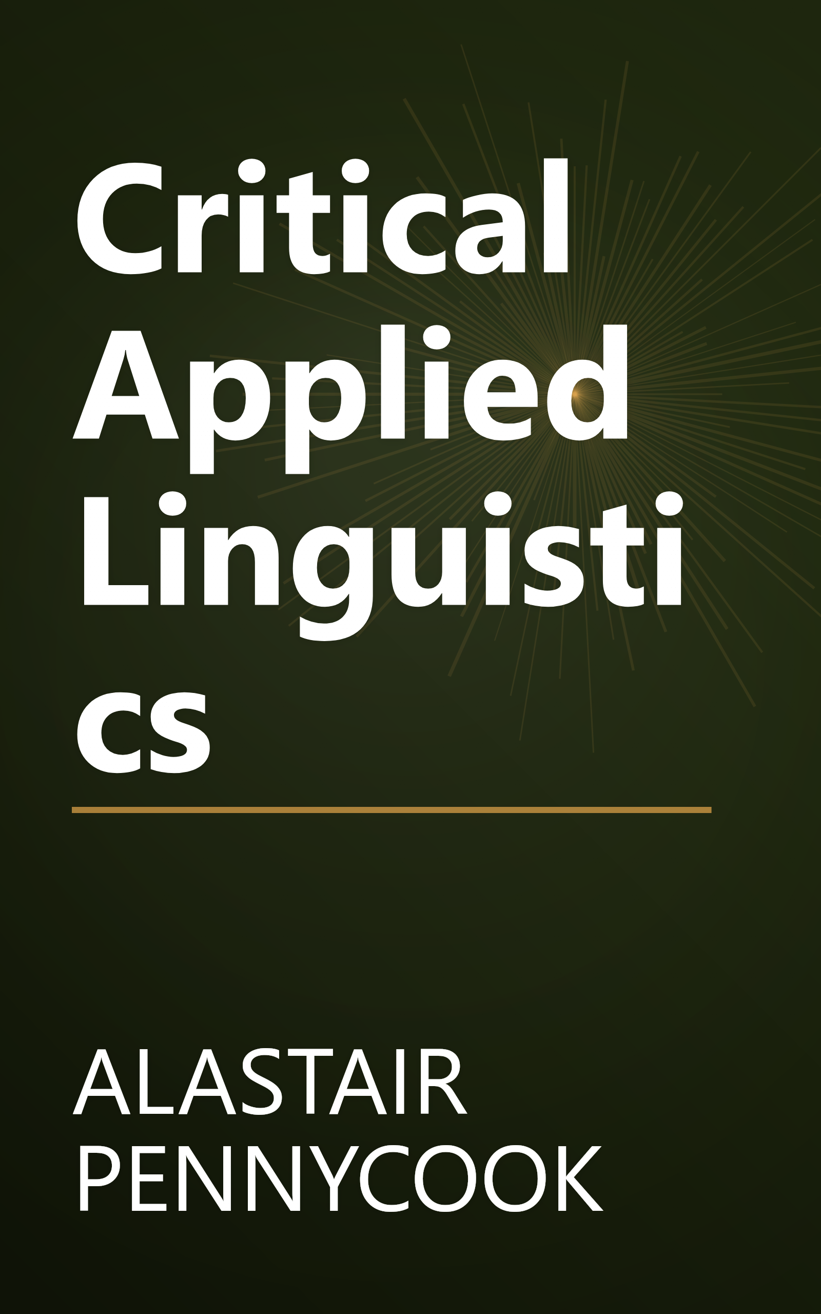 Critical Applied Linguistics book cover