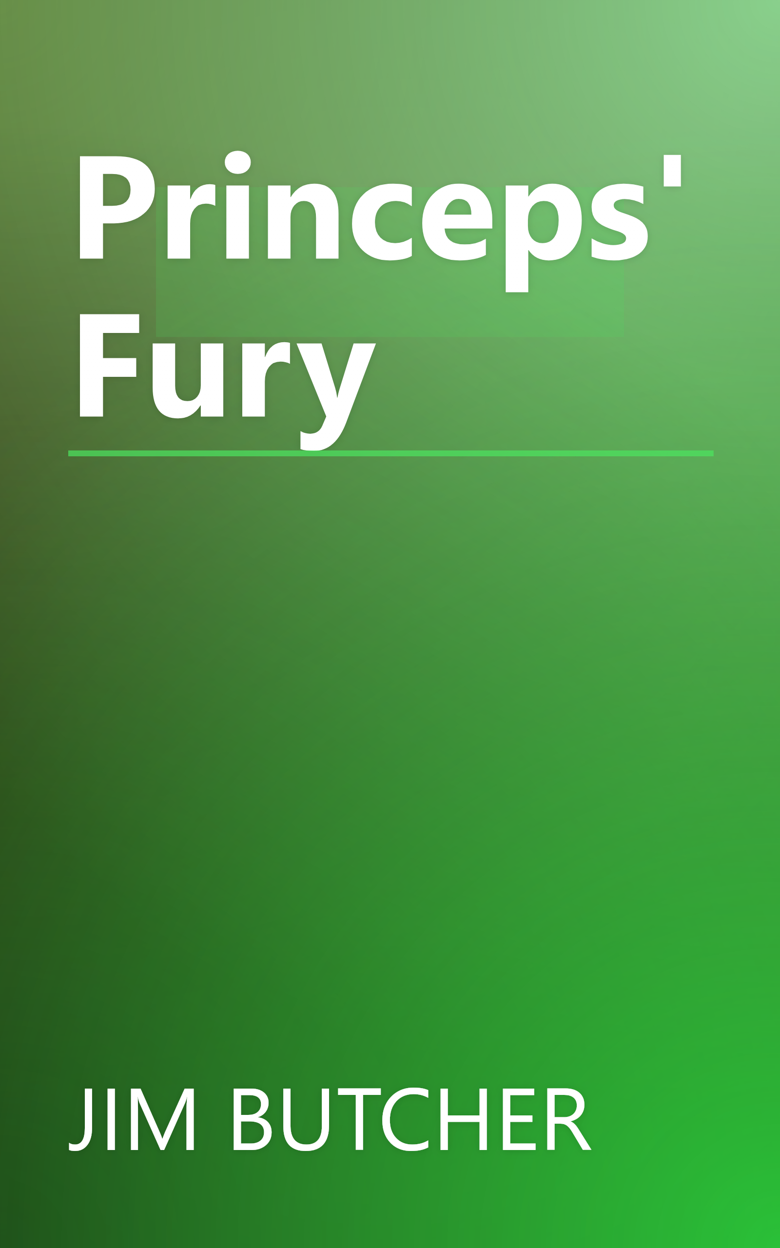 Princeps' Fury book cover