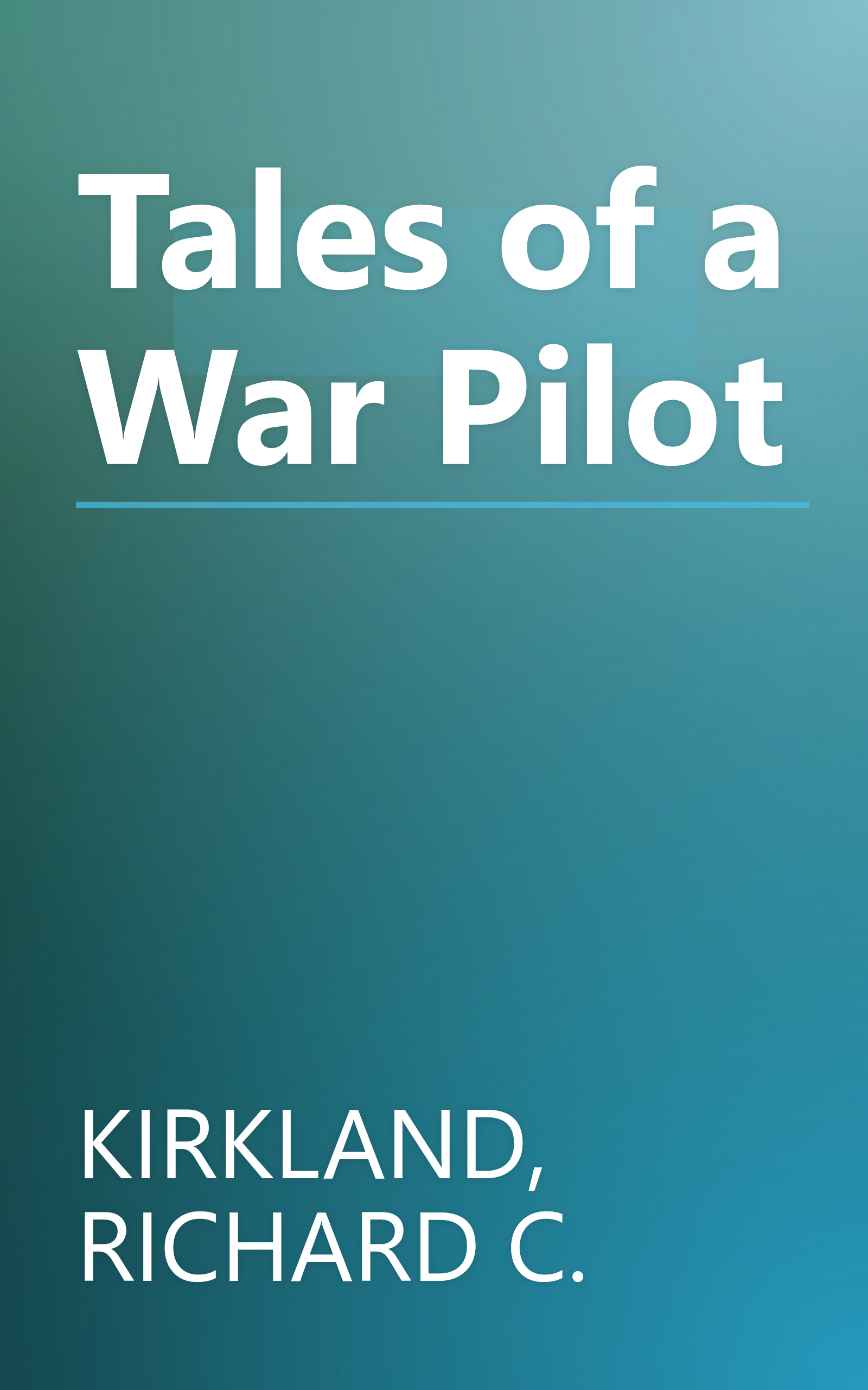 Tales of a War Pilot book cover
