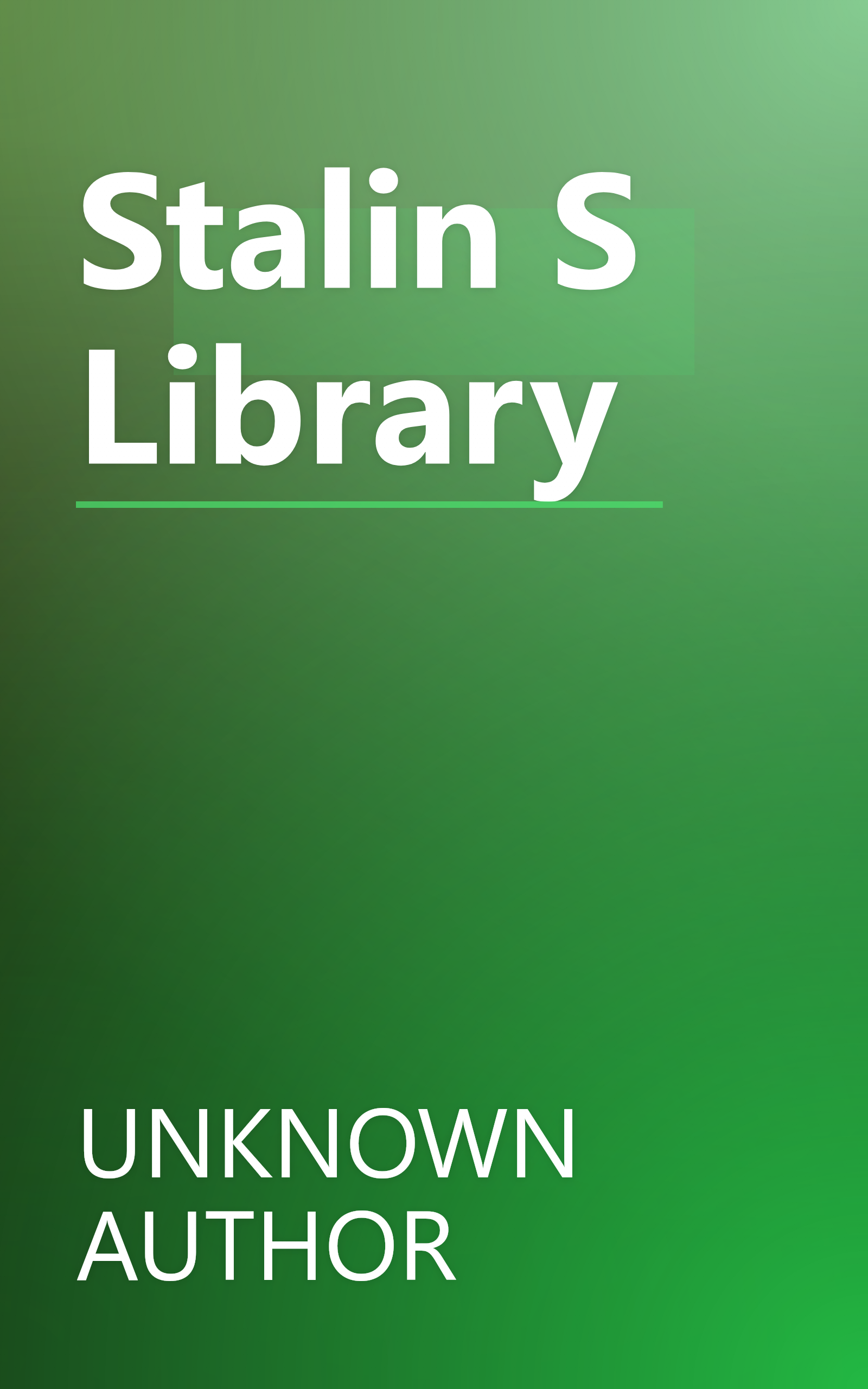 Stalin S Library book cover