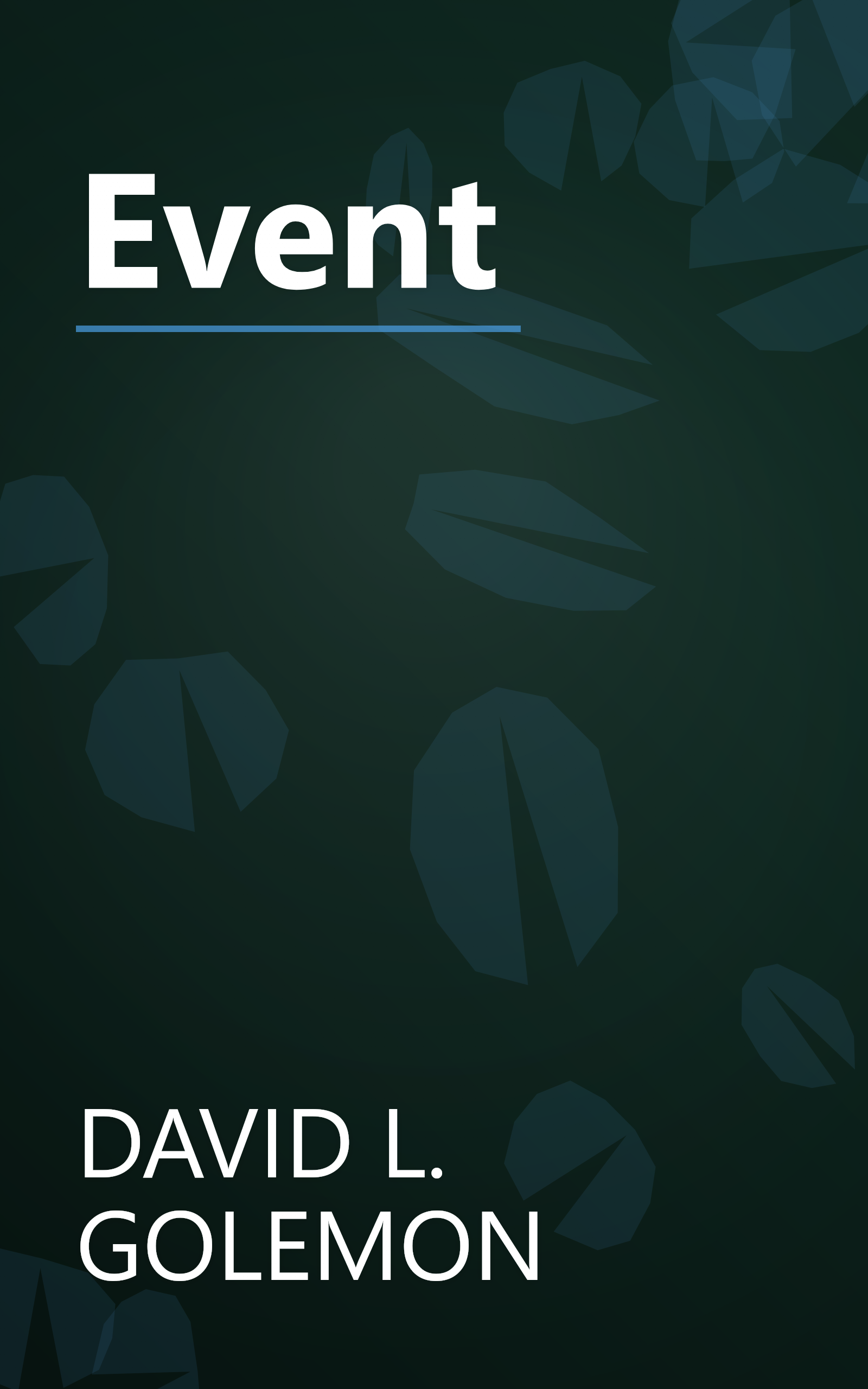 Event book cover