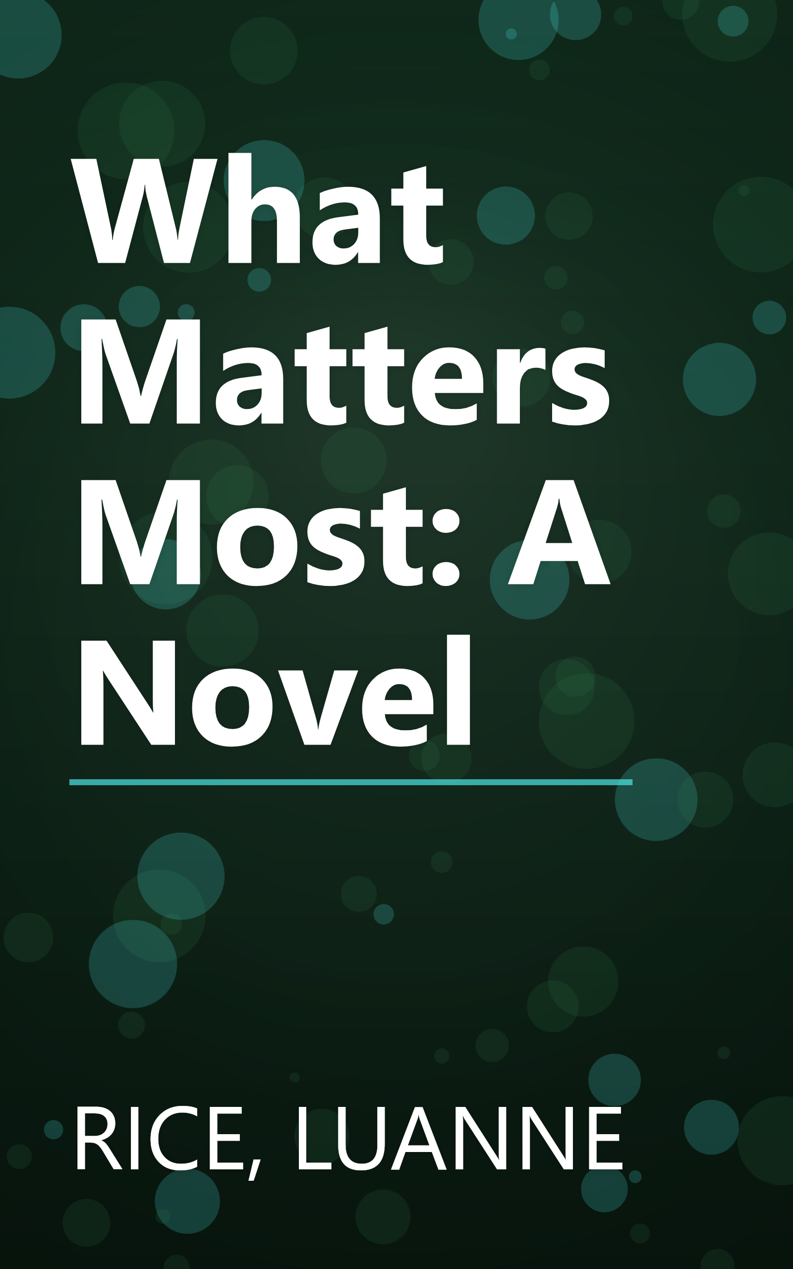 What Matters Most: A Novel book cover