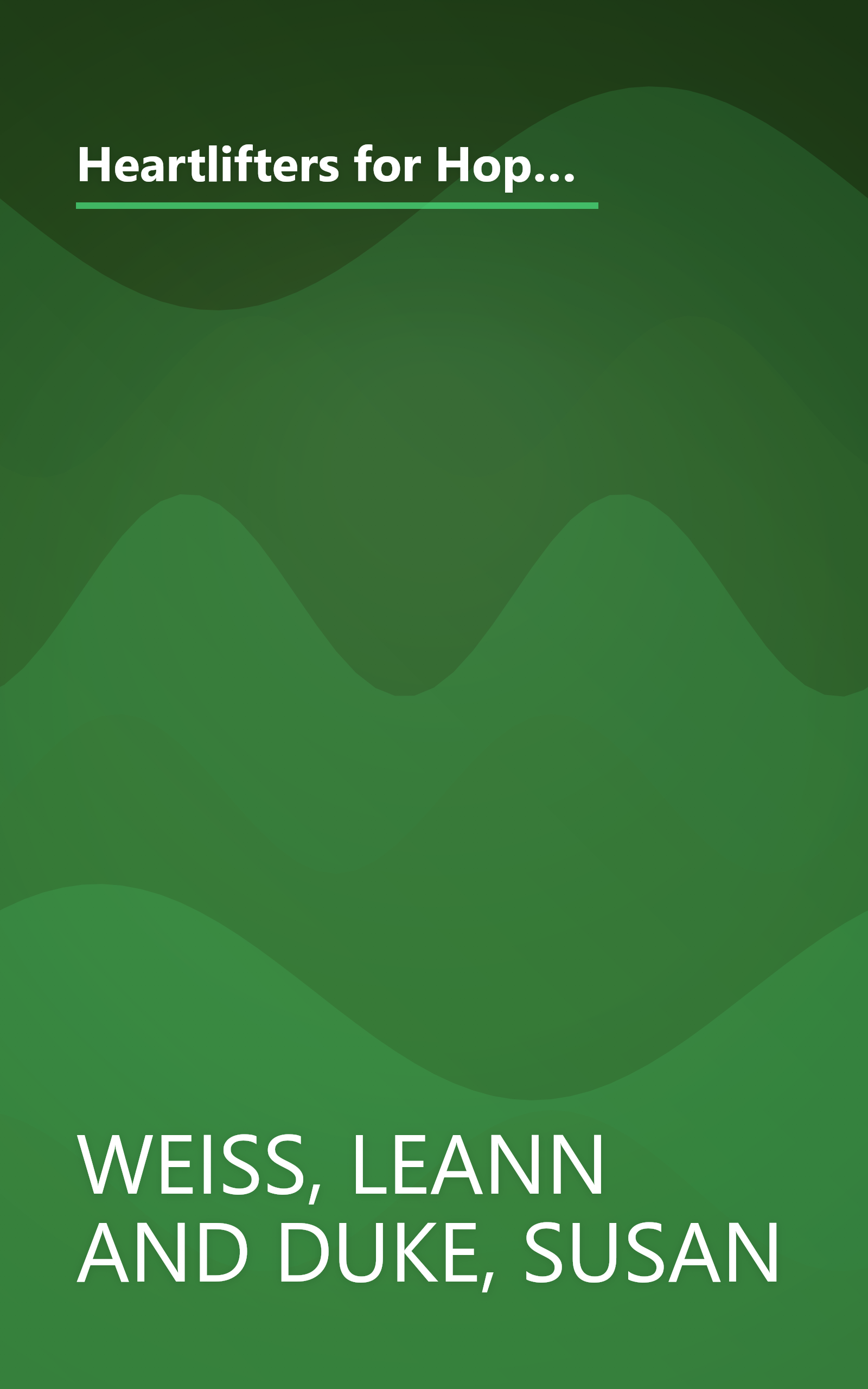 Heartlifters for Hope & Joy: Surprising Stories, Stirring Messages, and Refreshing Scriptures that Make the Heart Soar book cover