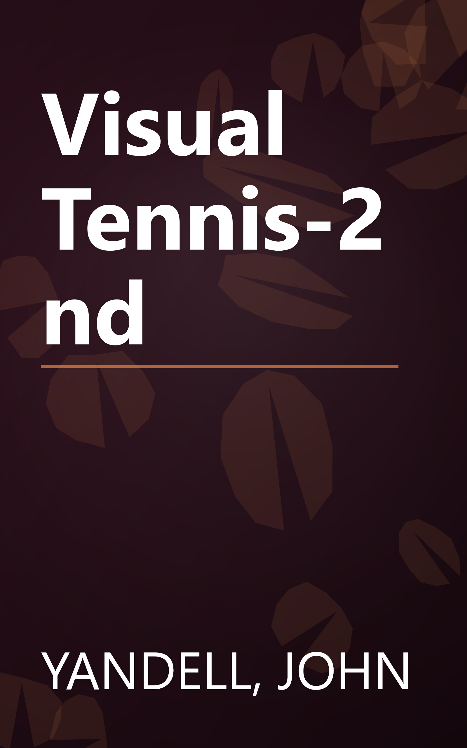 Visual Tennis-2nd book cover