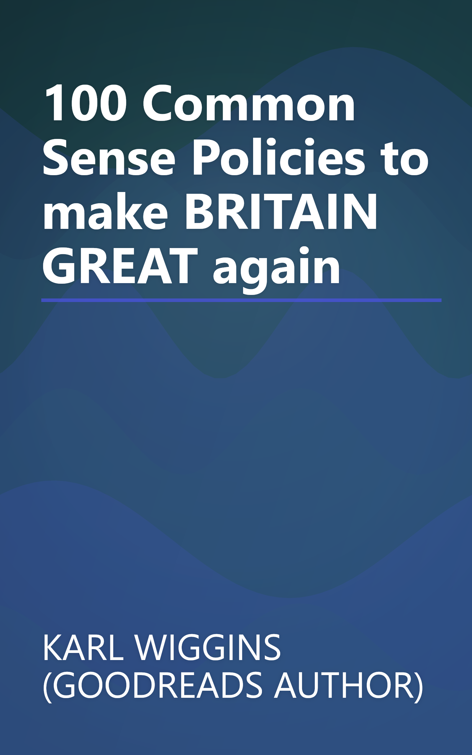 100 Common Sense Policies to make BRITAIN GREAT again book cover