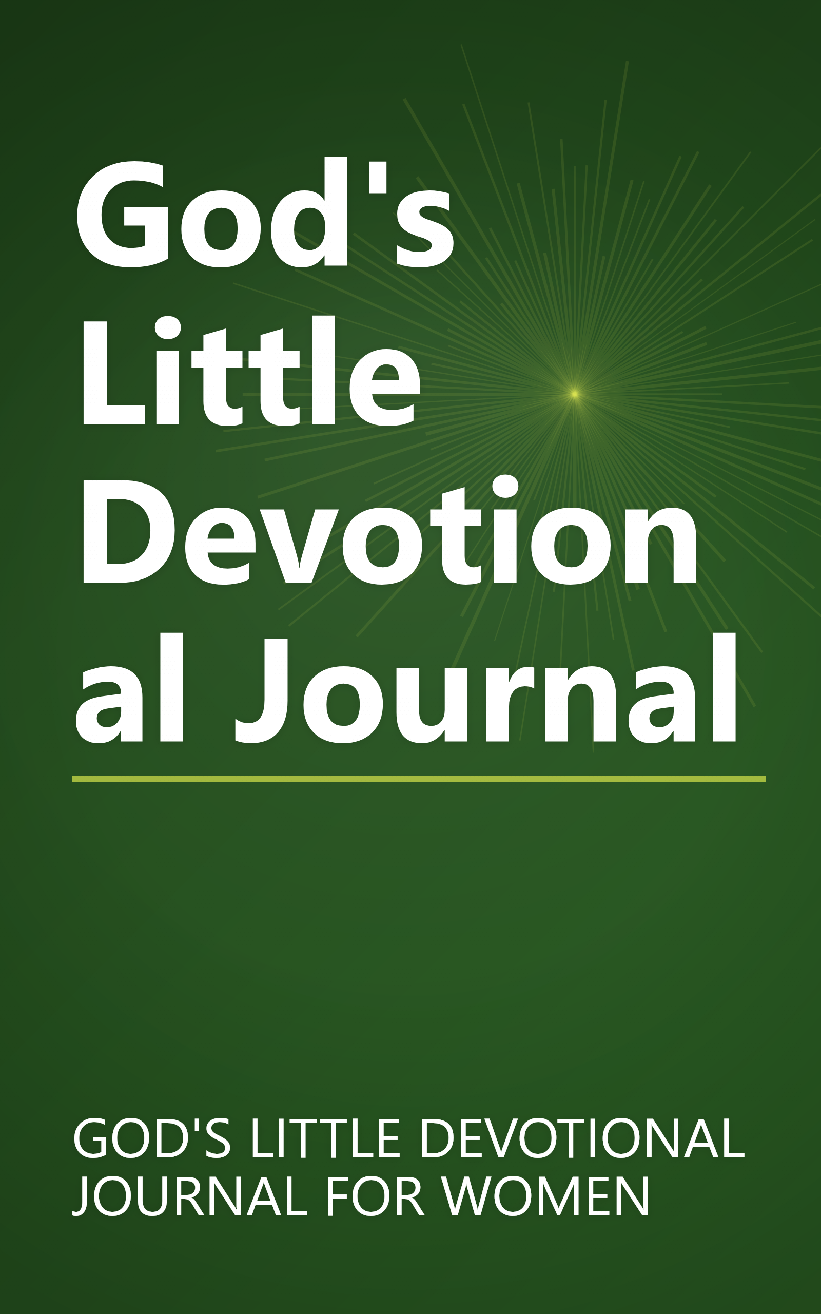 God's Little Devotional Journal book cover