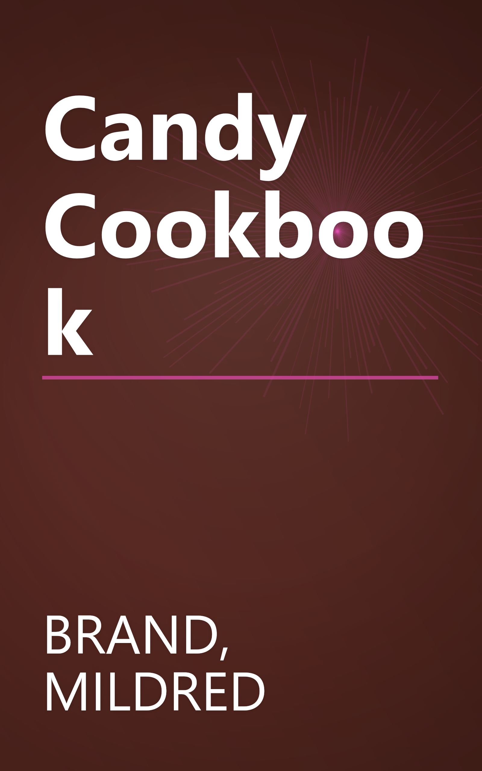 Candy Cookbook book cover