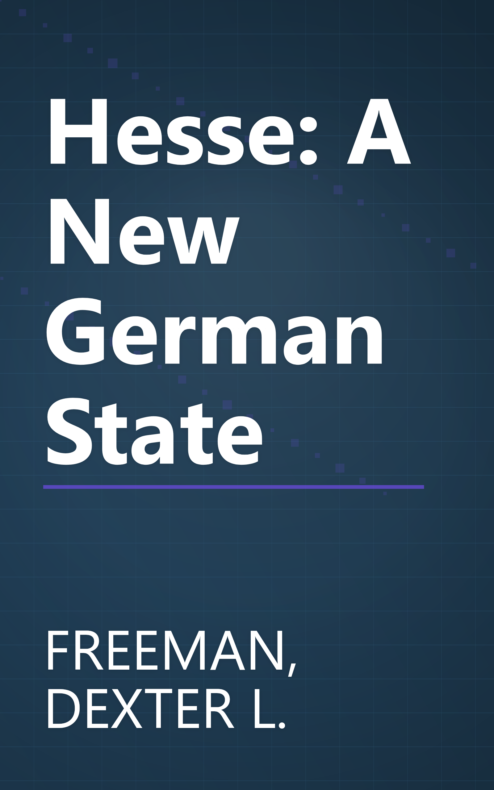 Hesse: A New German State book cover