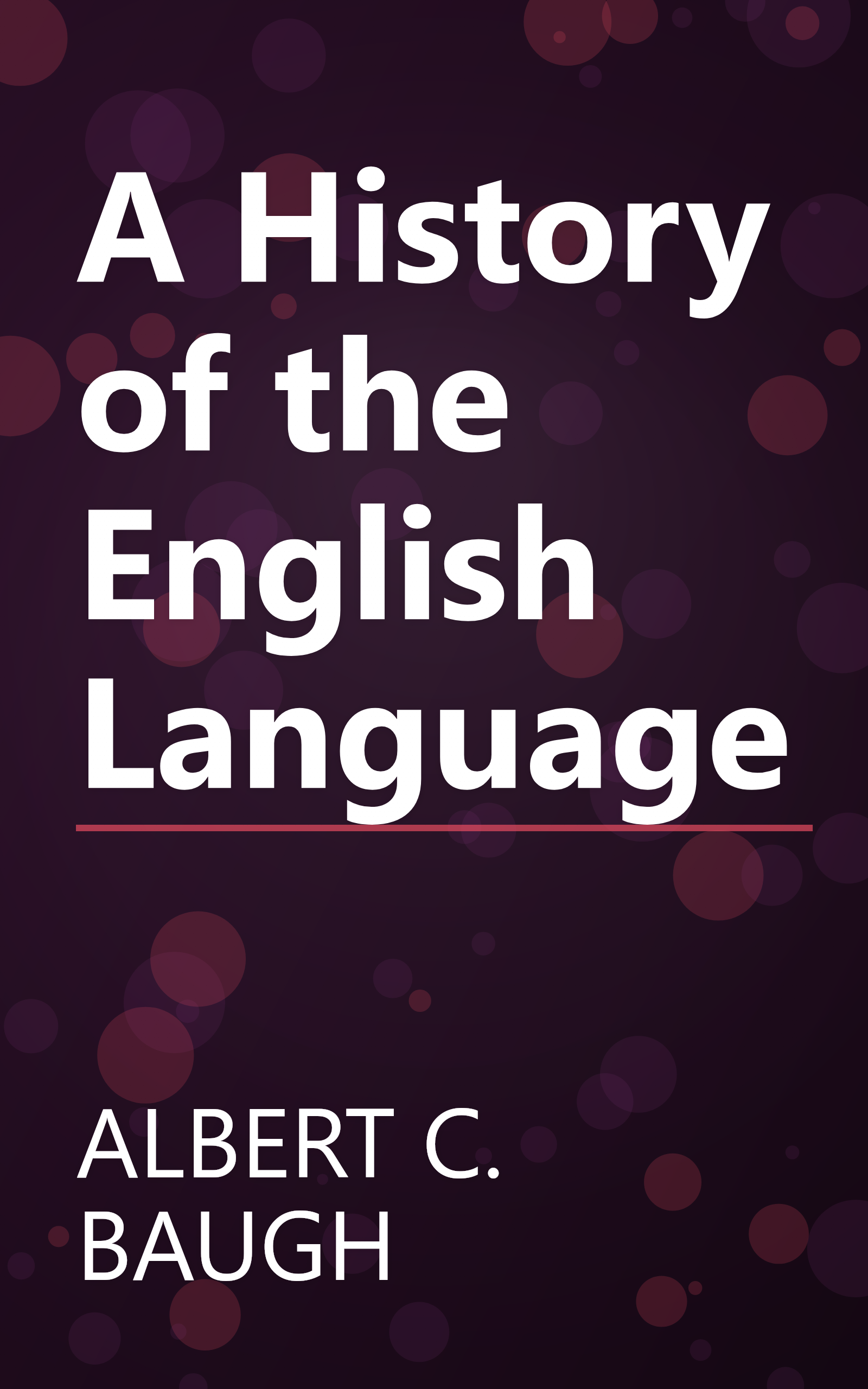 A History of the English Language book cover