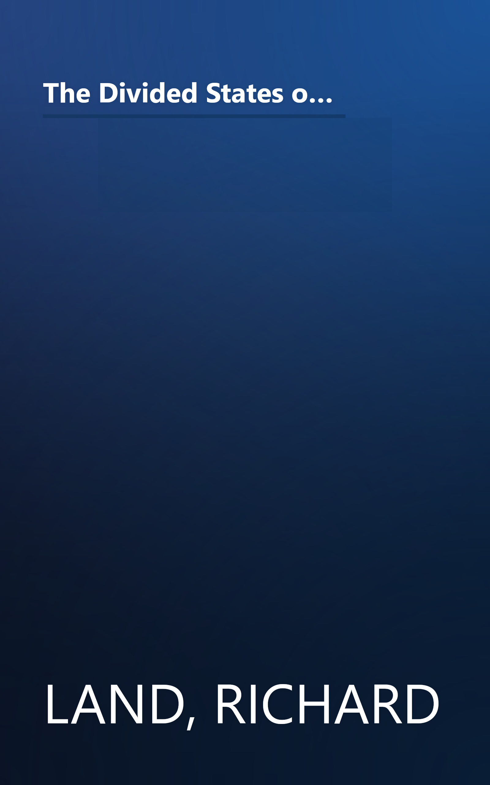 The Divided States of America?: What Liberals And Conservatives Are Missing in the God-and-country Shouting Match book cover