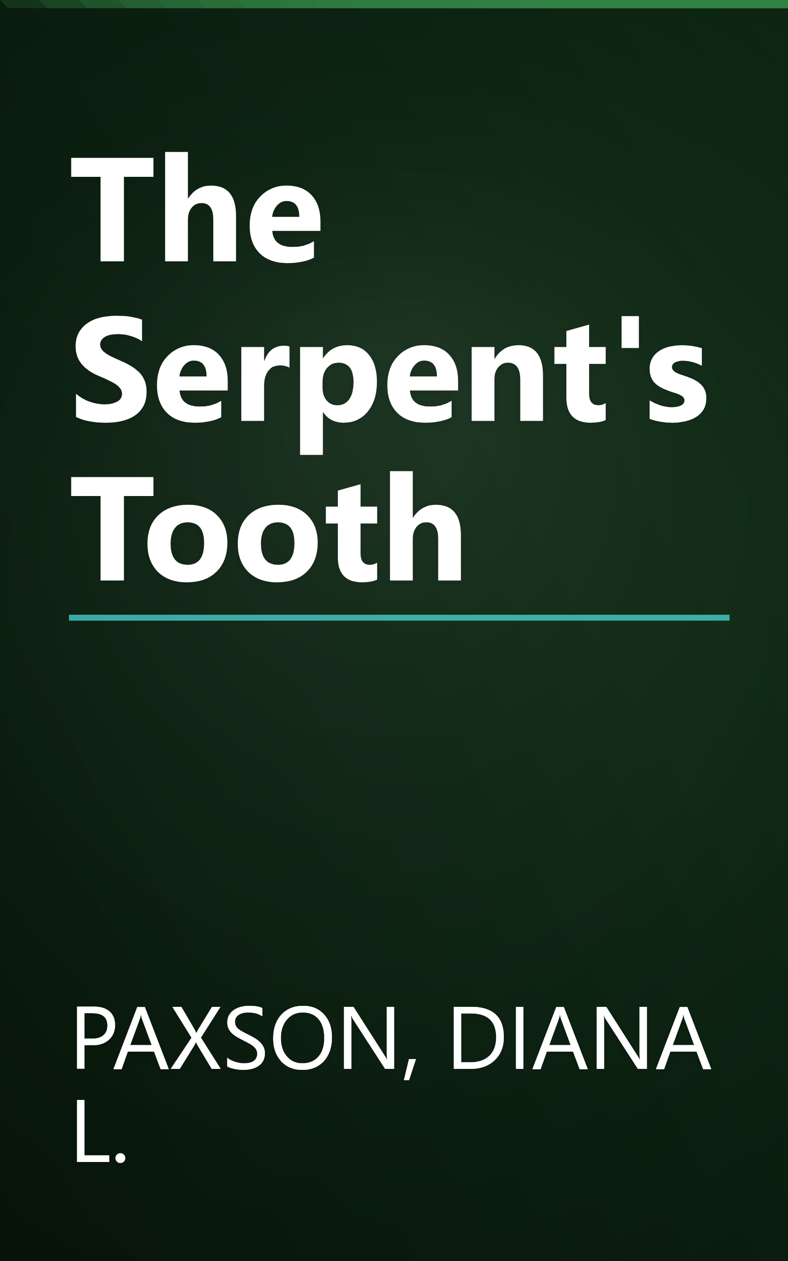 The Serpent's Tooth book cover