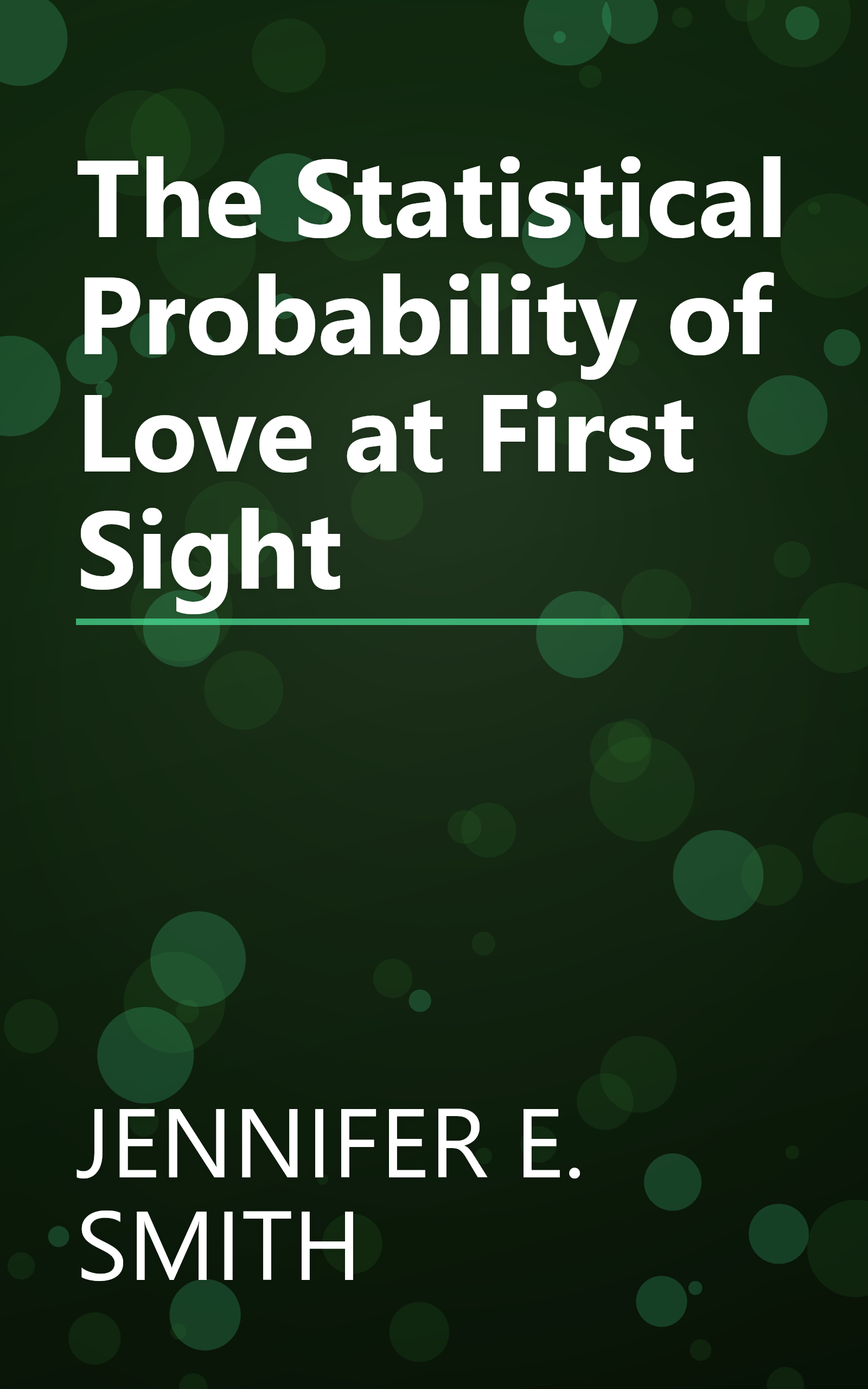 The Statistical Probability of Love at First Sight book cover