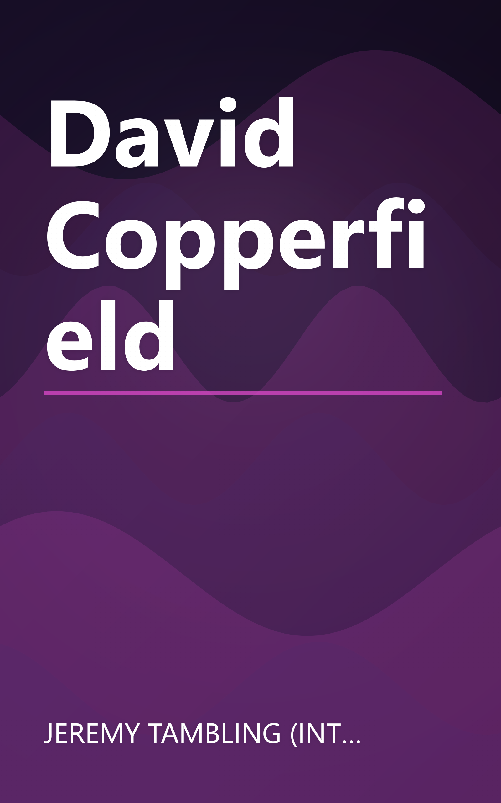 David Copperfield book cover