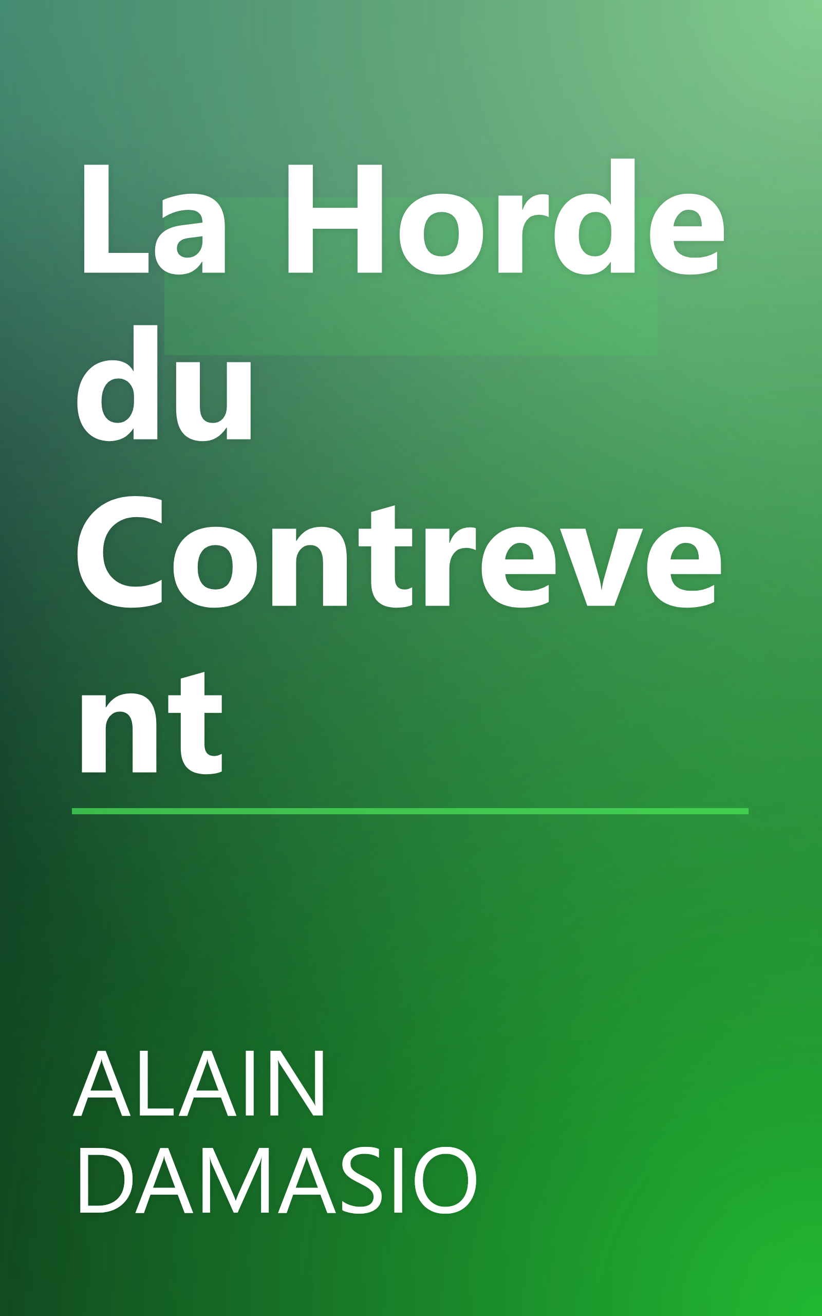 La Horde du Contrevent book cover