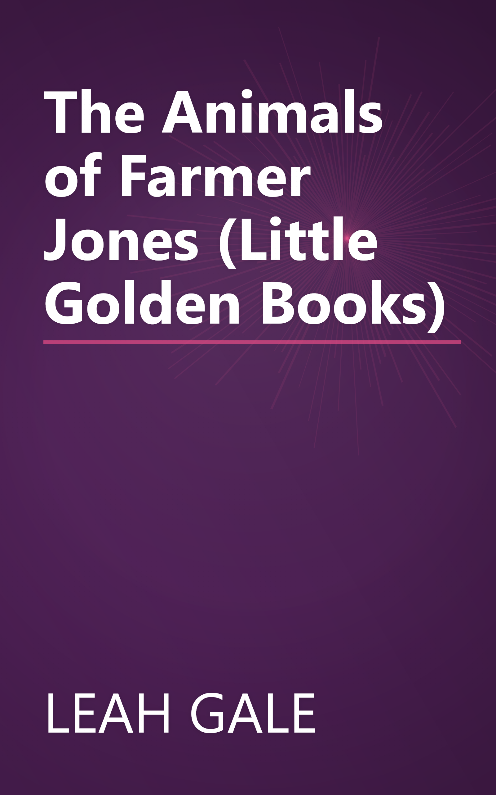 The Animals of Farmer Jones (Little Golden Books) book cover