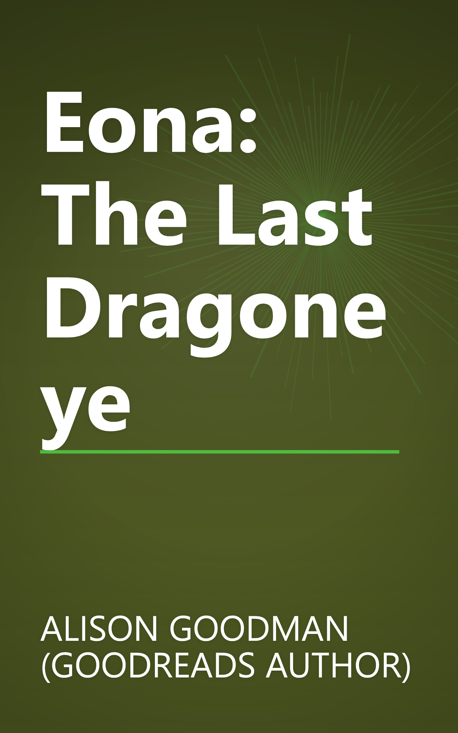 Eona: The Last Dragoneye book cover