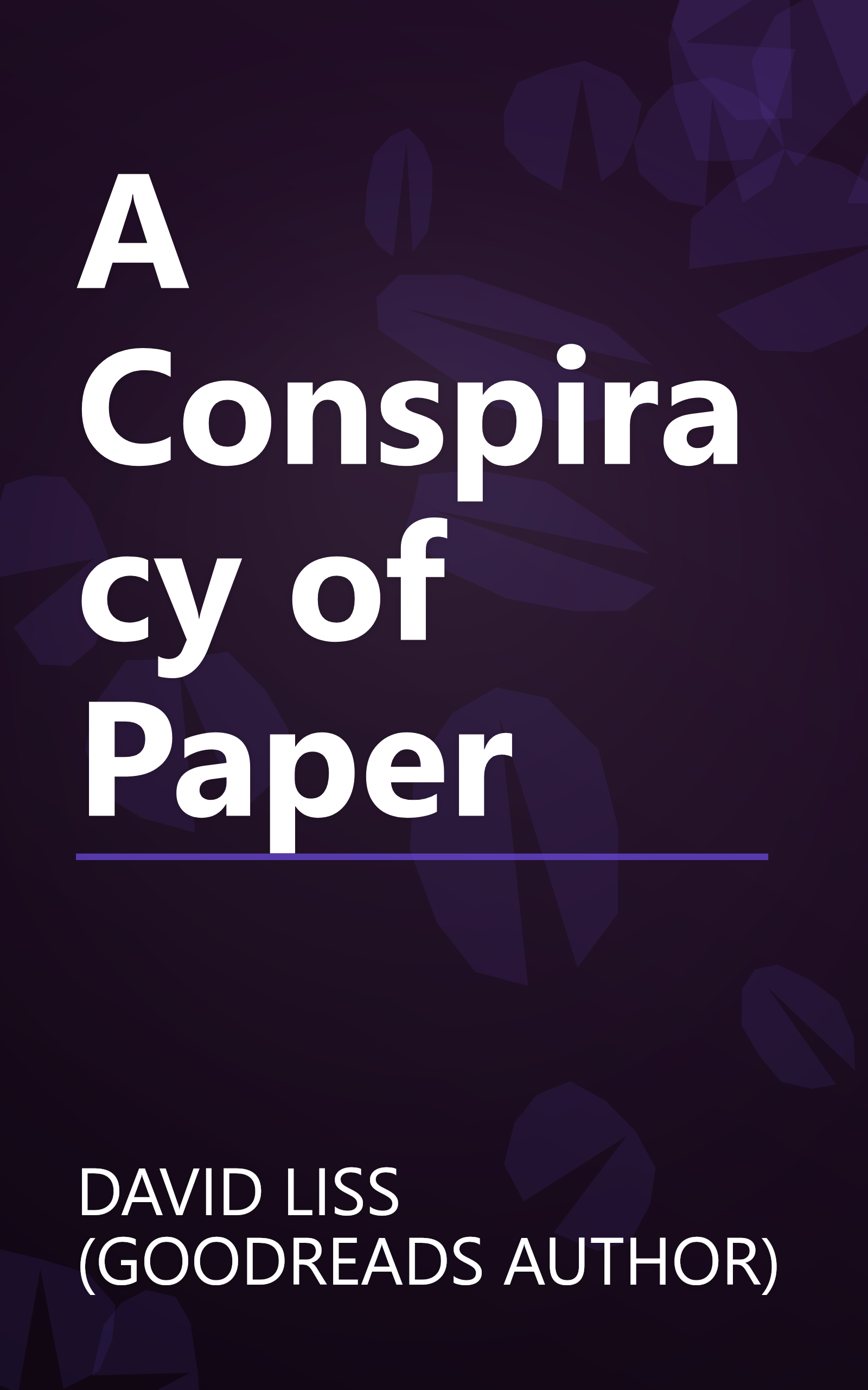 A Conspiracy of Paper book cover