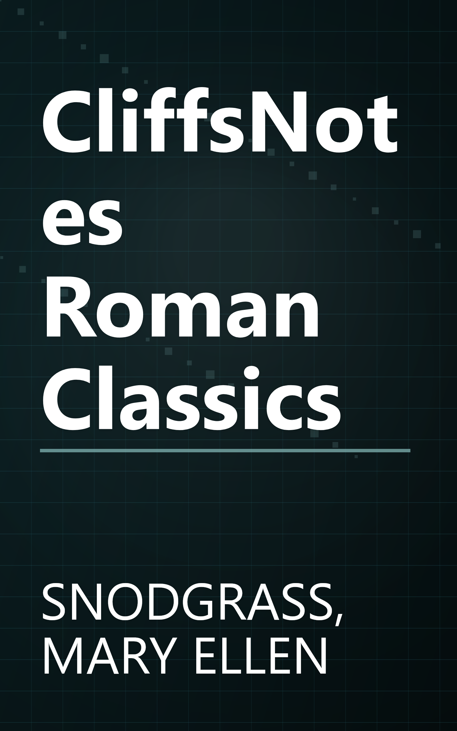 CliffsNotes Roman Classics book cover
