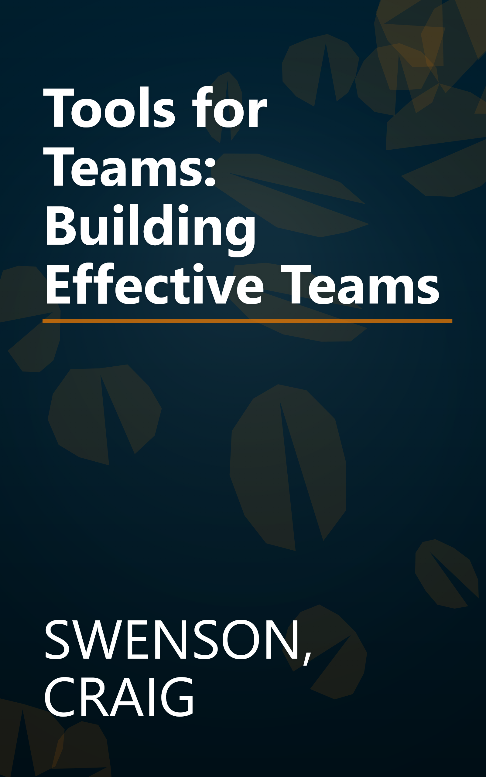 Tools for Teams: Building Effective Teams book cover