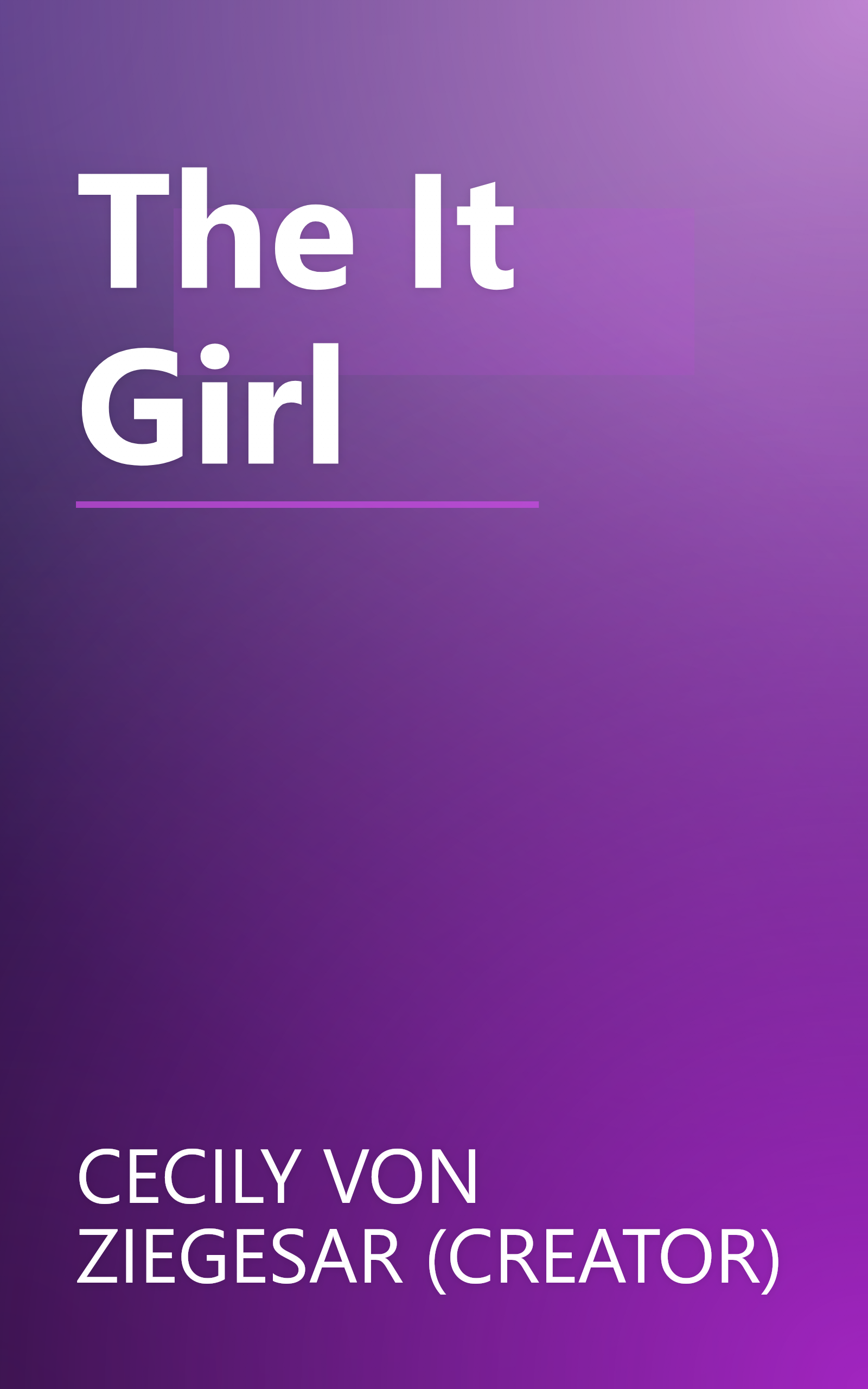 The It Girl book cover