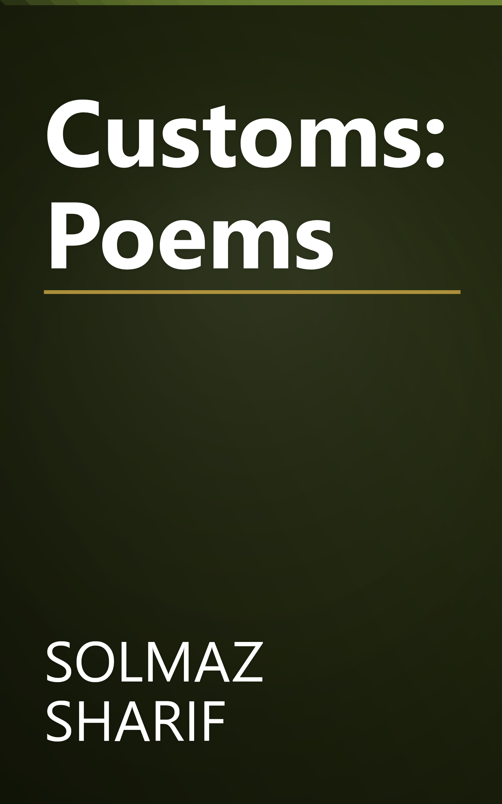 Customs: Poems book cover