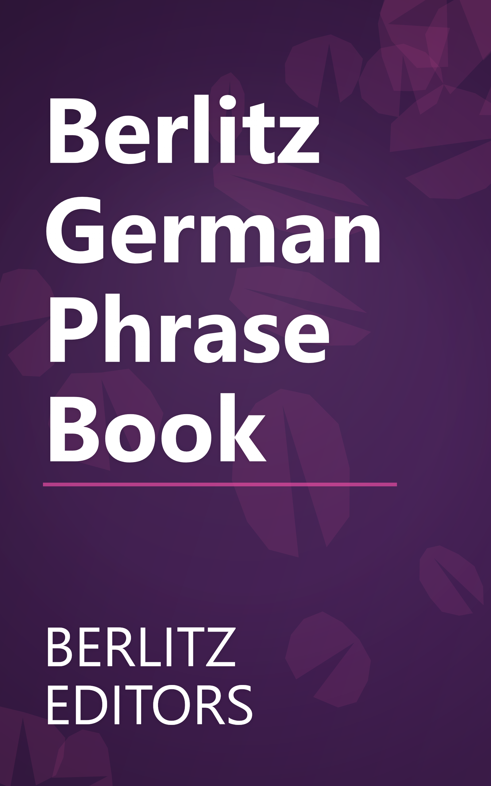 Berlitz German Phrase Book book cover