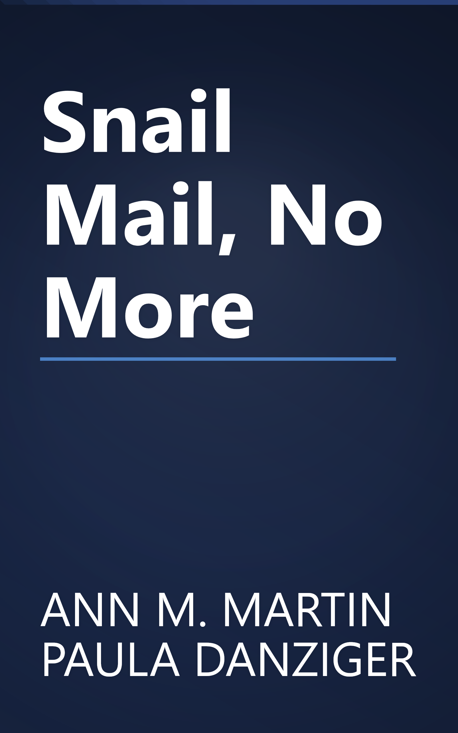 Snail Mail, No More book cover