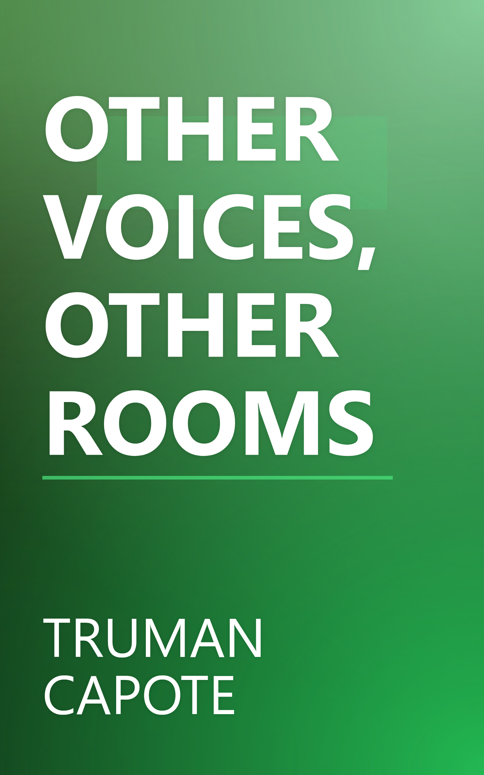 OTHER VOICES, OTHER ROOMS book cover